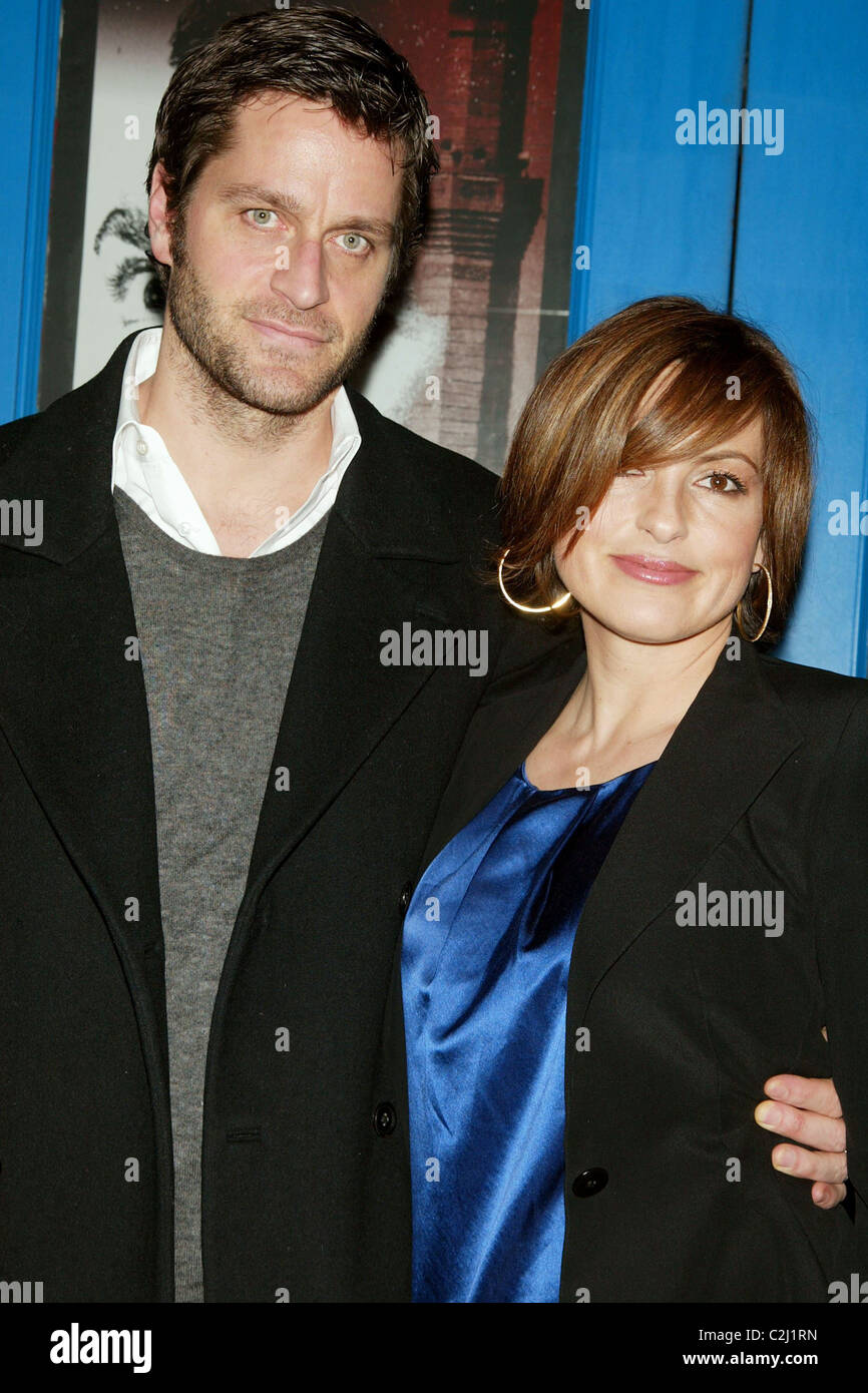 Mariska Hargitay & Peter Hermann Opening night of 'Betrayed' at the ...