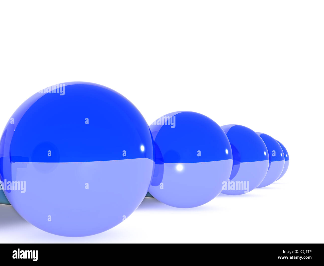 glass ball abstract background. 3d Stock Photo - Alamy