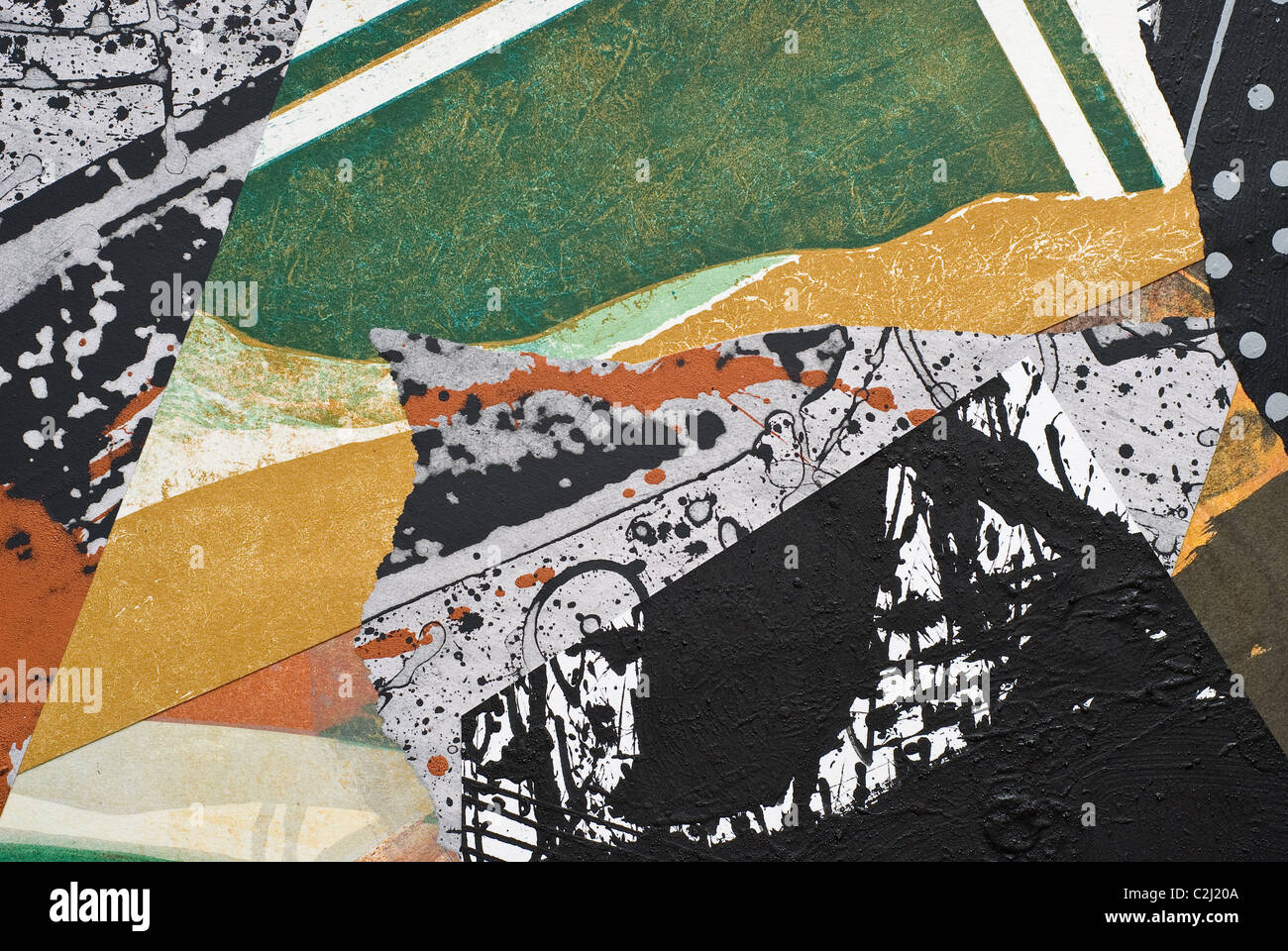 Collage art pattern hi-res stock photography and images - Alamy