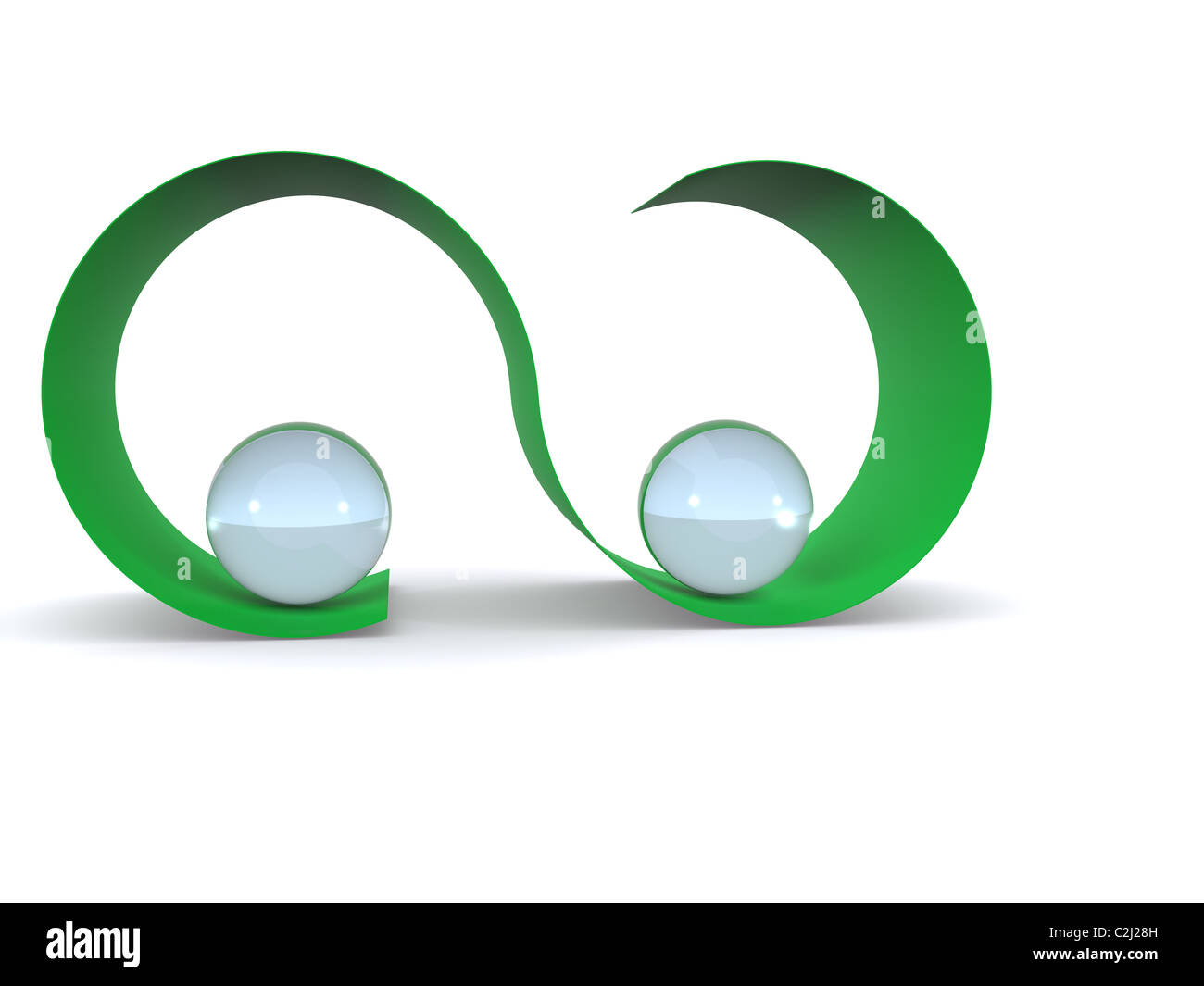 glass ball abstract background. 3d Stock Photo - Alamy