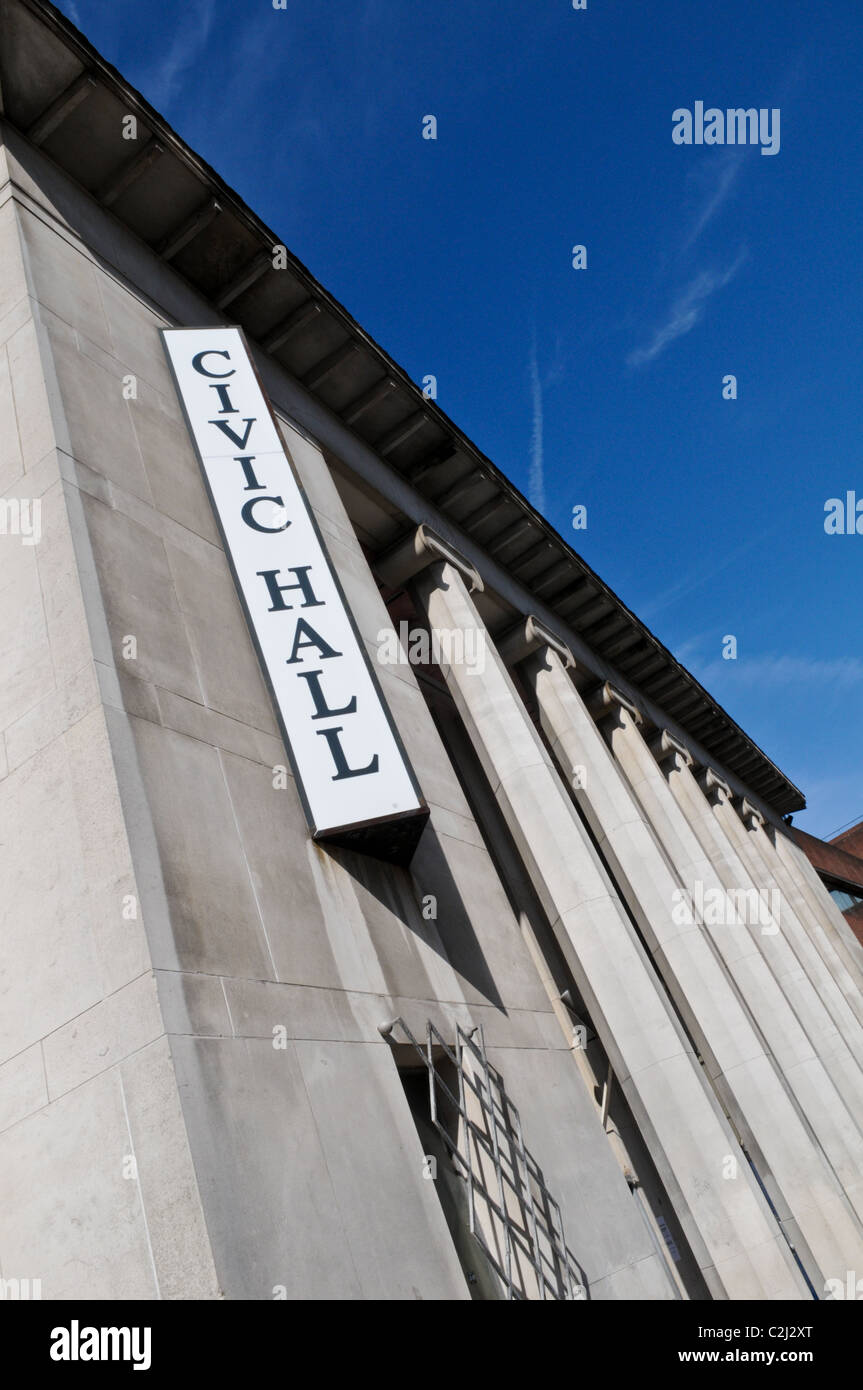 Live music and entertainment venue Wolverhampton Civic Hall Stock Photo ...