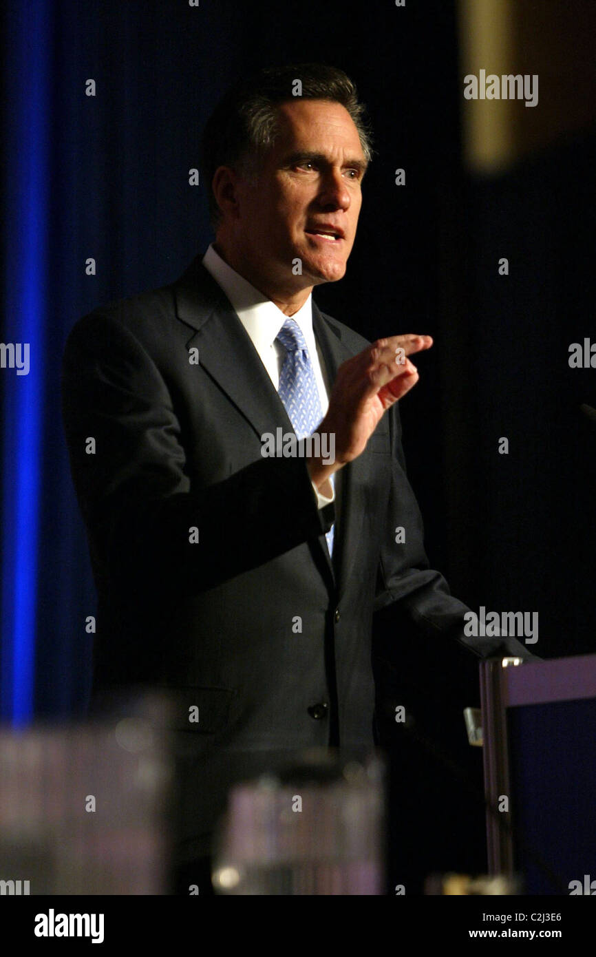 Mitt Romney at the CPAC Conservative Political Action Conference held ...