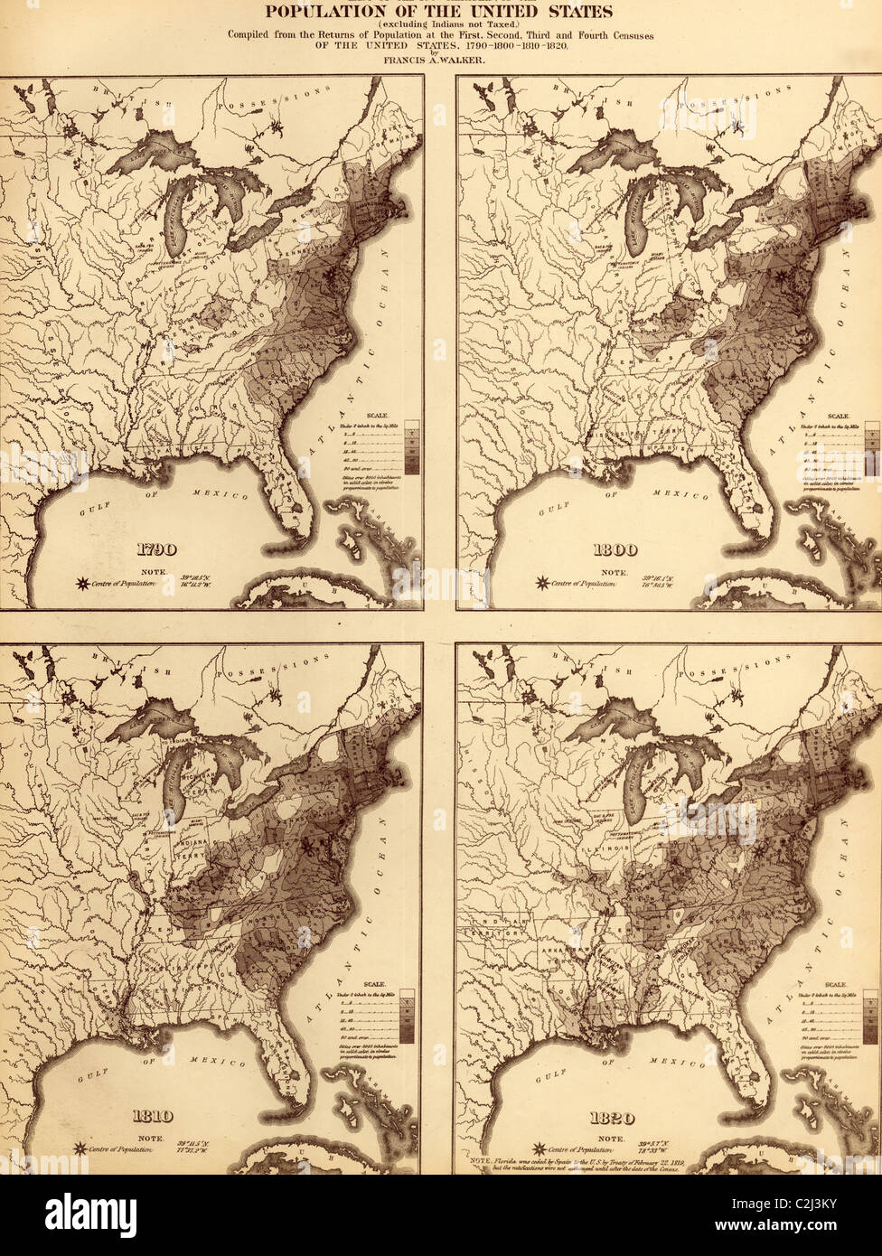 Population maps hi-res stock photography and images - Alamy