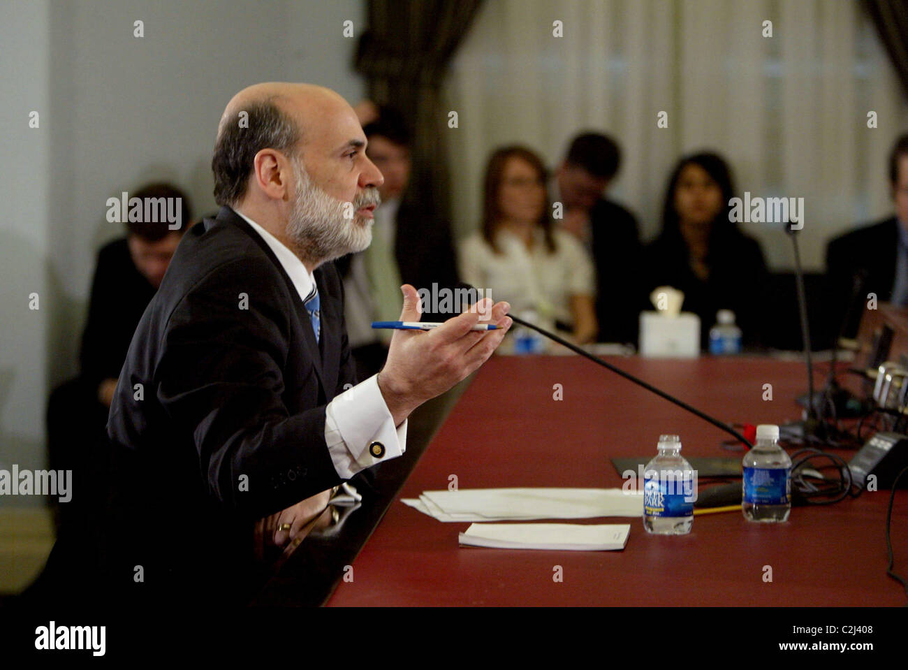 Federal Reserve Board Chairman Ben Bernanke testified before the House ...