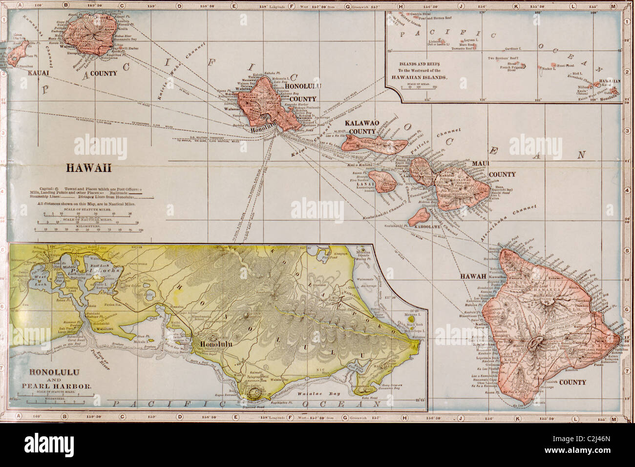 Hawaii - 1932 Stock Photo - Alamy