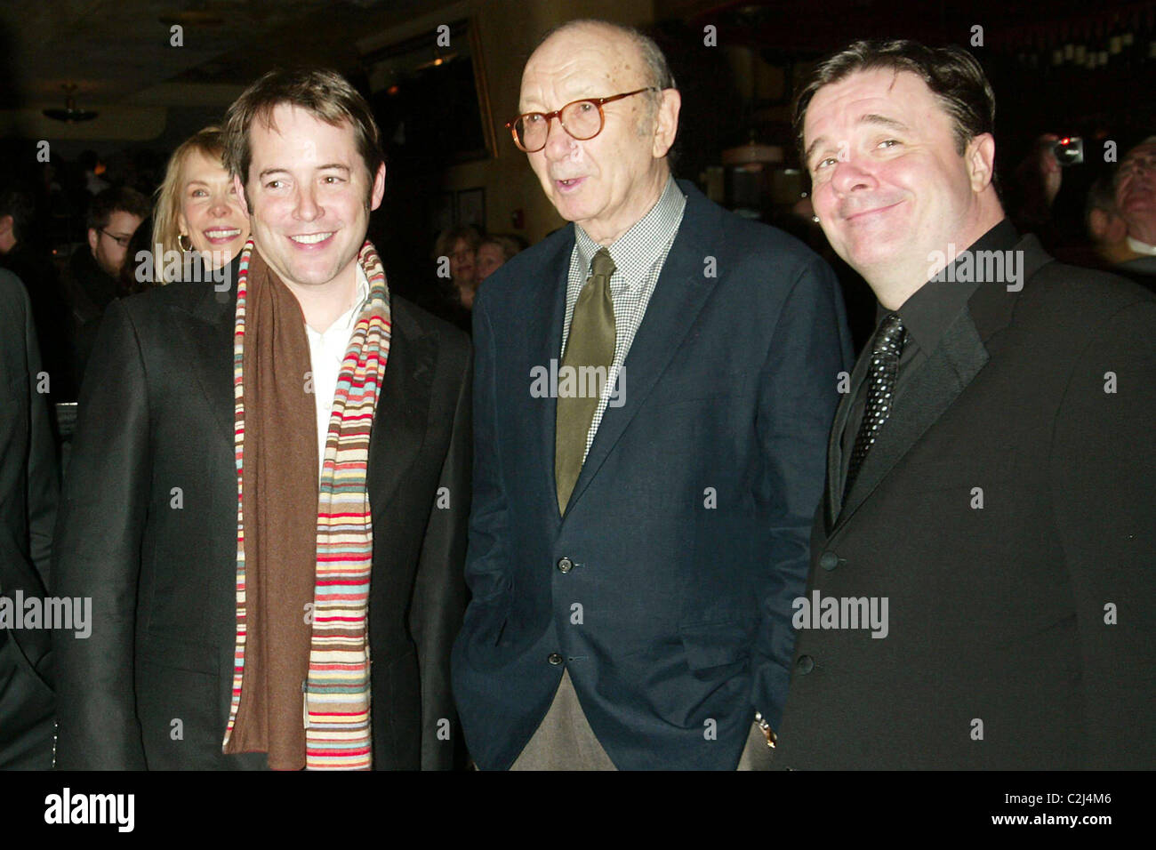 Matthew Broderick, Neil Simon & Nathan Lane Opening Night after party ...