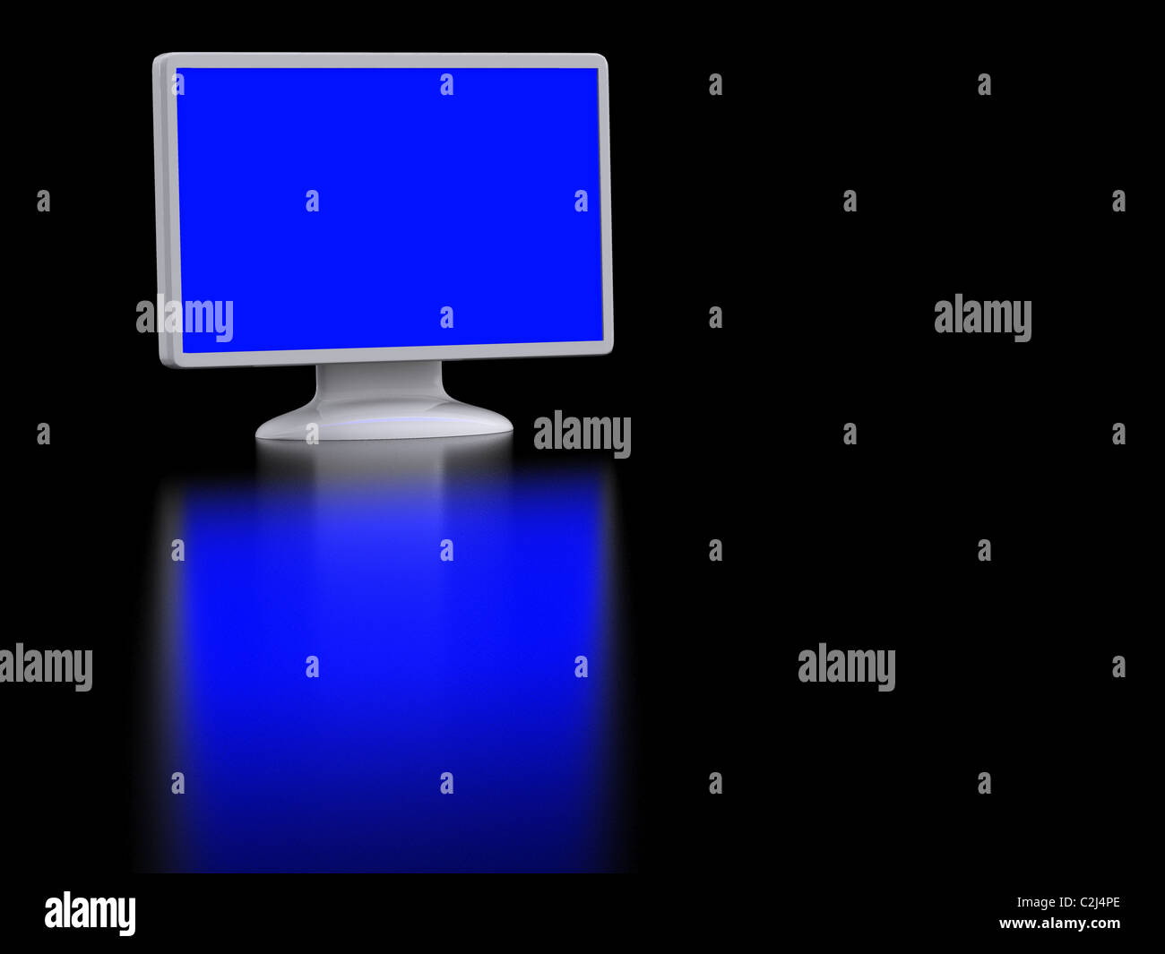 LCD monitor. technology office. 3D Stock Photo - Alamy