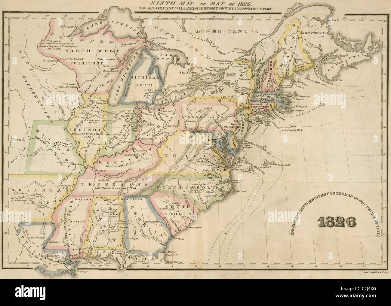 States maps hi-res stock photography and images - Alamy