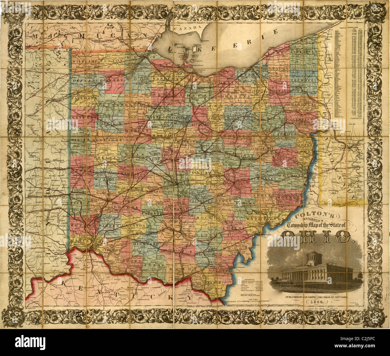 Township map hi-res stock photography and images - Alamy