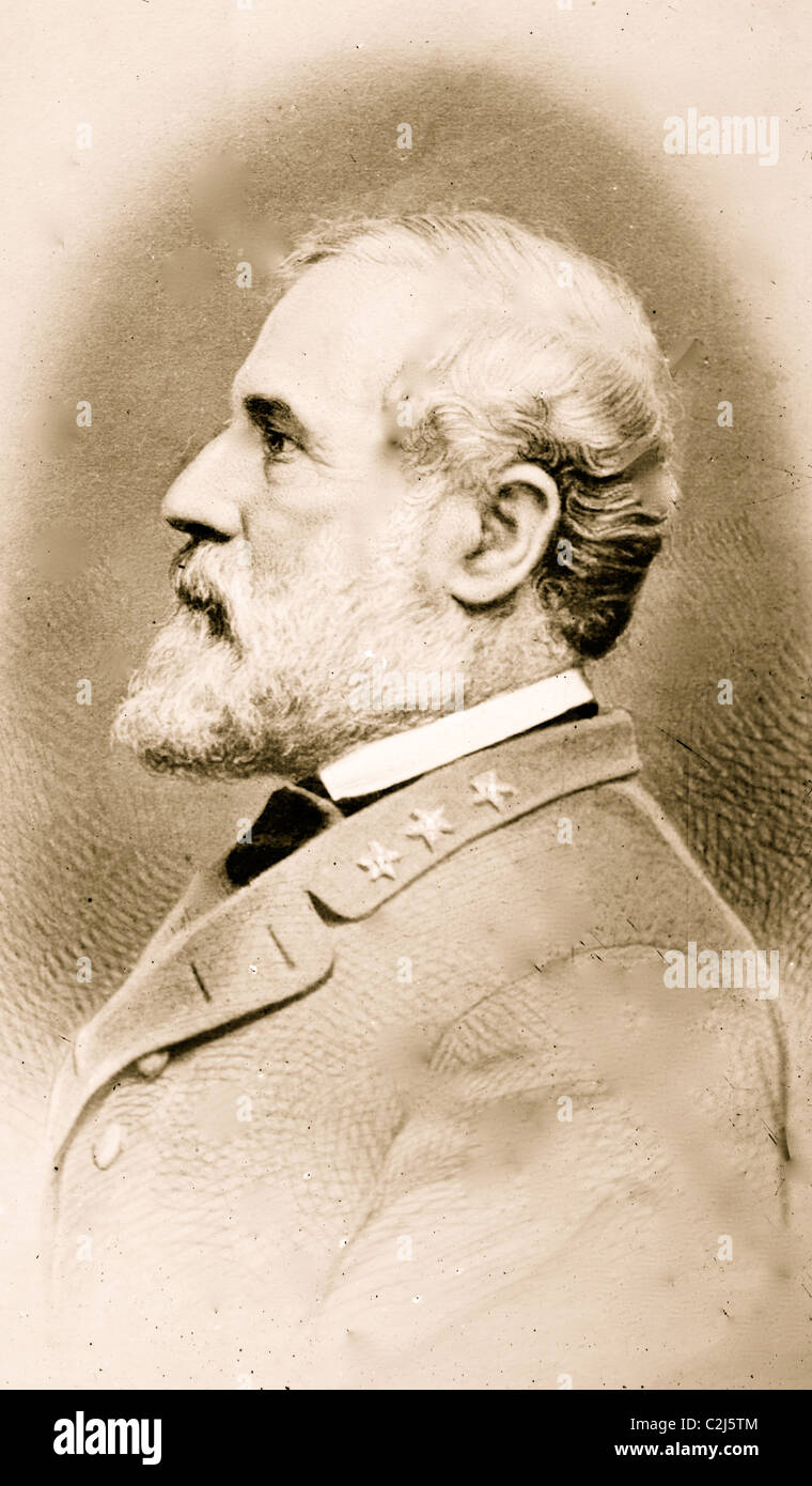 General Robert E. Lee, CSA, Portrait Stock Photo - Alamy