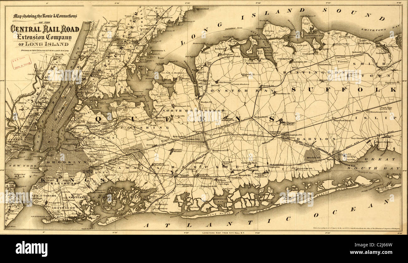 Cornelius Vanderbilt Railroad Map