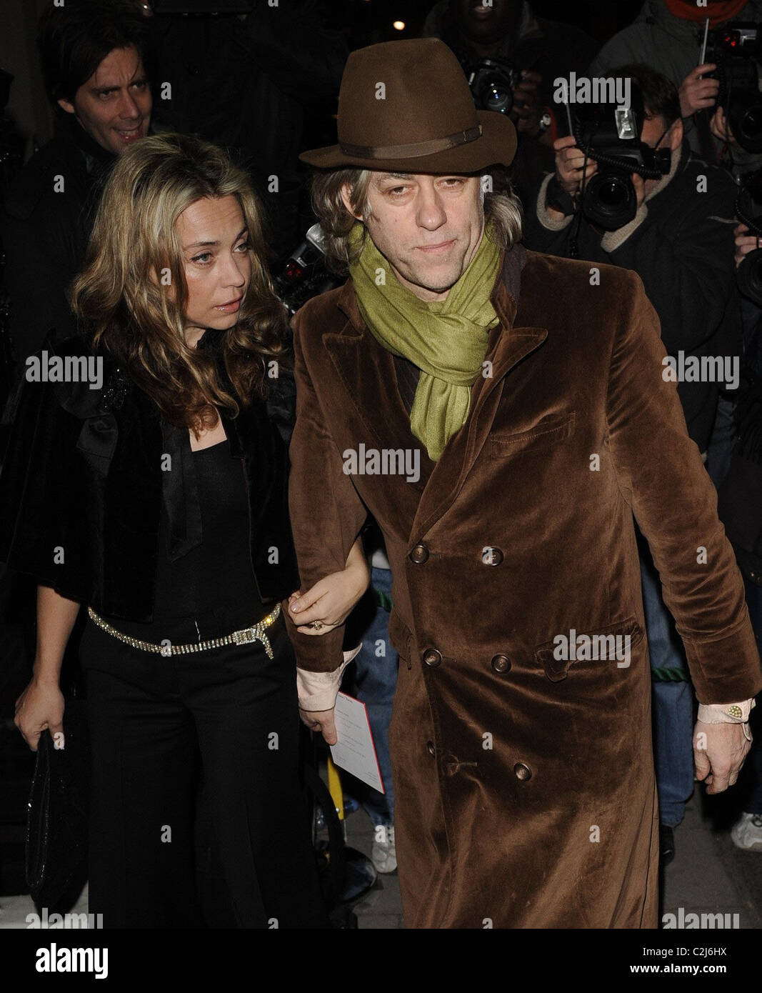 Jeanne Marine and Bob Geldof Finch & Partners' Pre-BAFTA Party held at ...