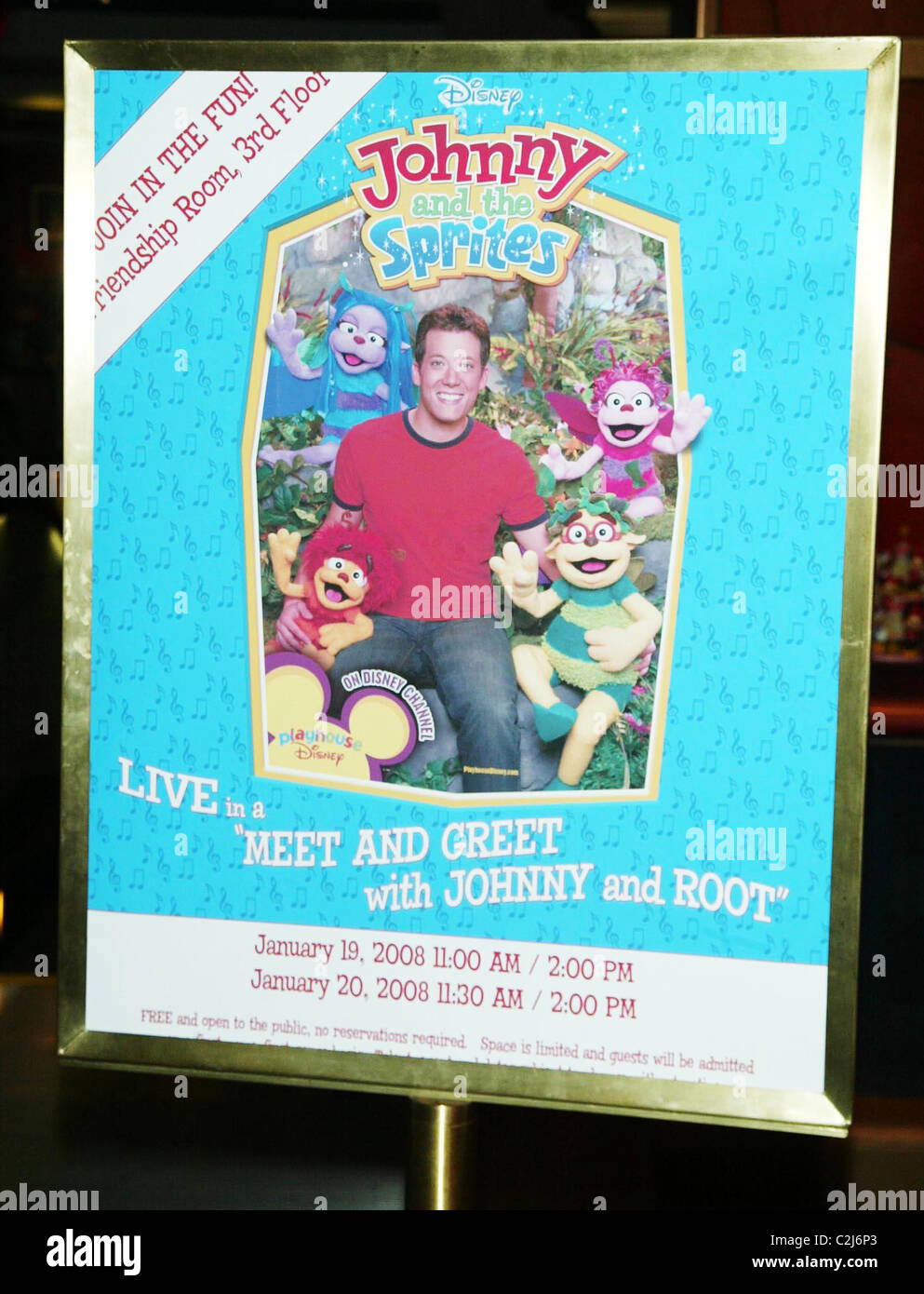 In-store appearance with Johnny and Root from the Disney TV show ...