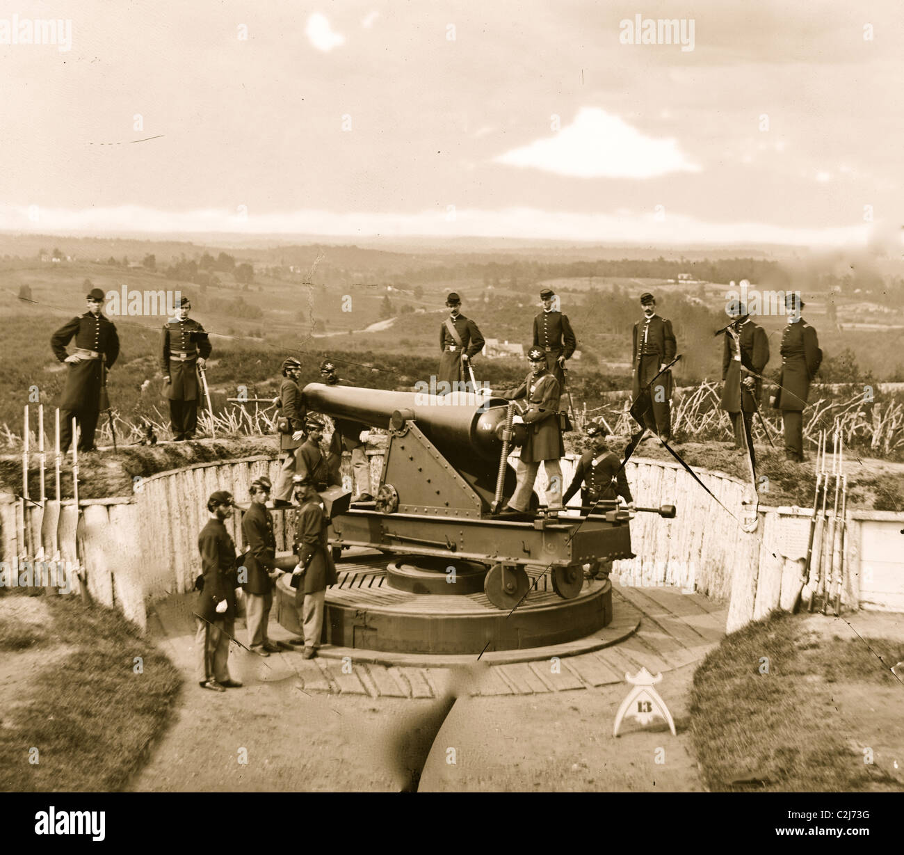 Artillery Defense of Washington Stock Photo - Alamy
