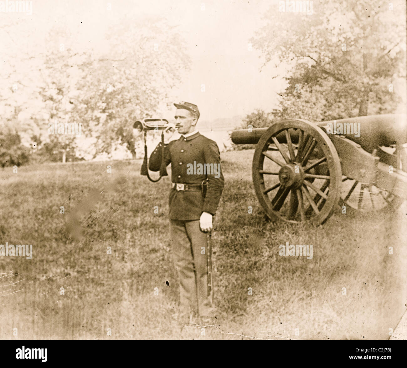 The Bugler Stock Photo - Alamy