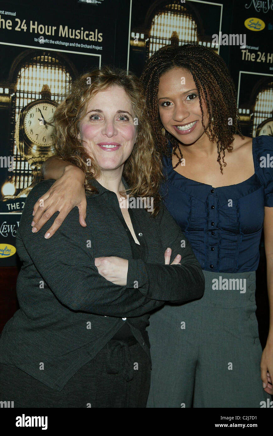 Claudia Shear & Tracie Thoms The 24 Hour Musicals after party ...