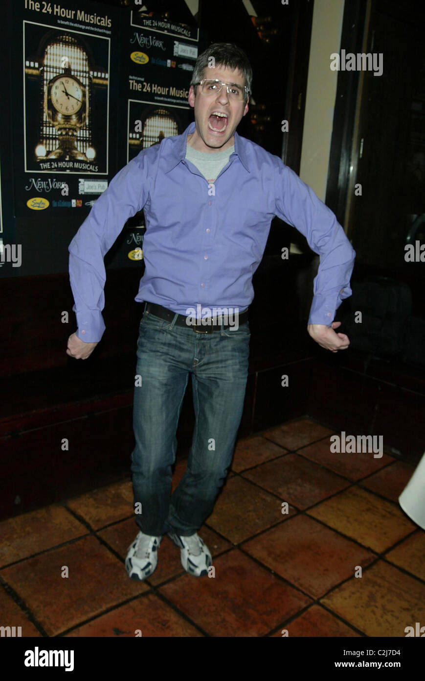 Mo Rocca The 24 Hour Musicals after party celebrating the one-night ...