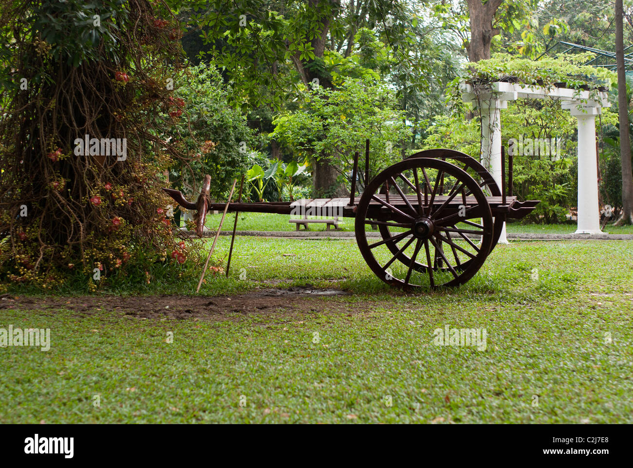 Wooden chariot hi-res stock photography and images - Alamy