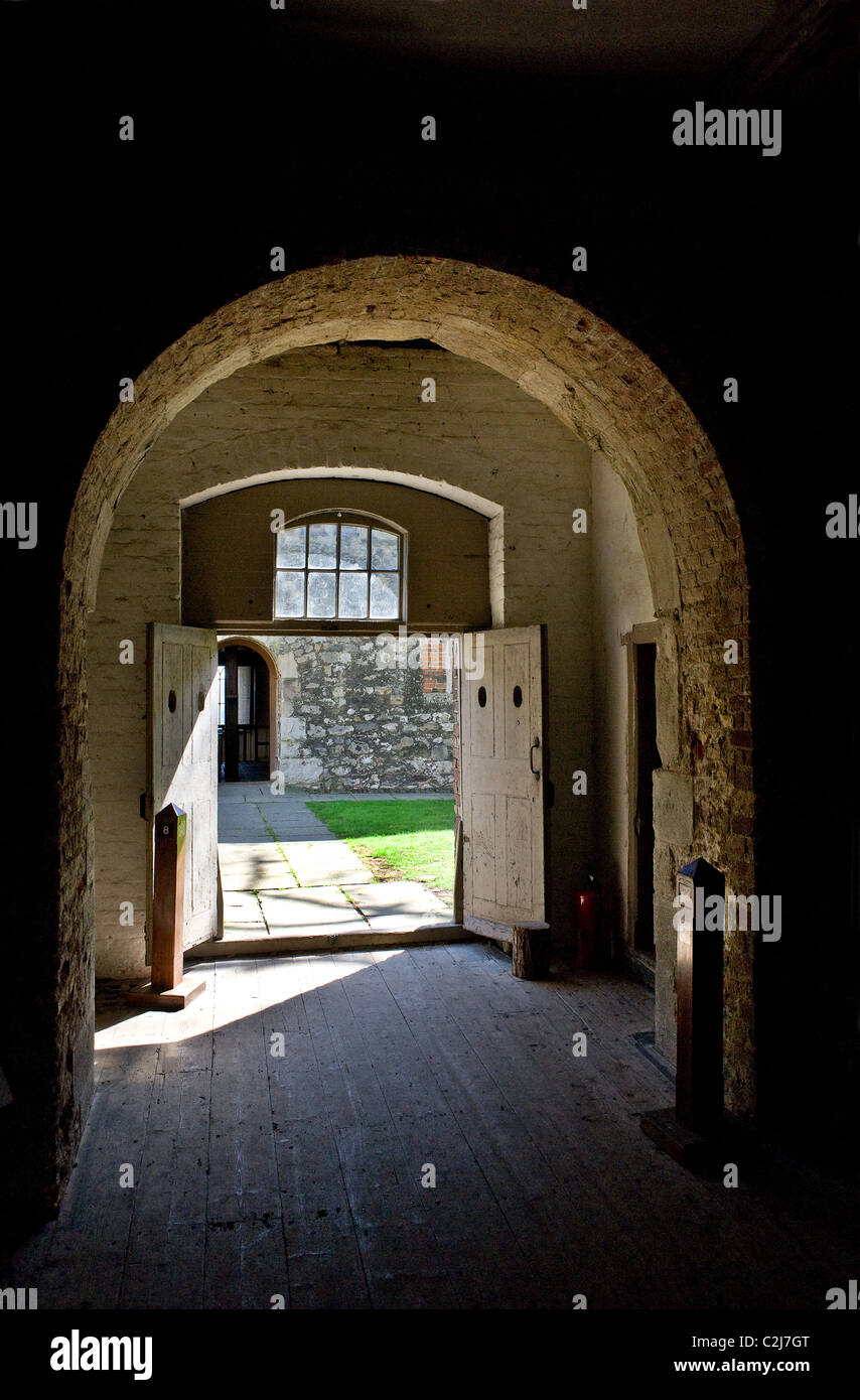 The entrance into the main building at Upnor Castle. Photograph by ...