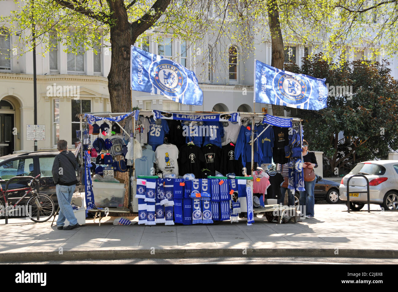 Chelsea Football Club match day home game Stock Photo - Alamy