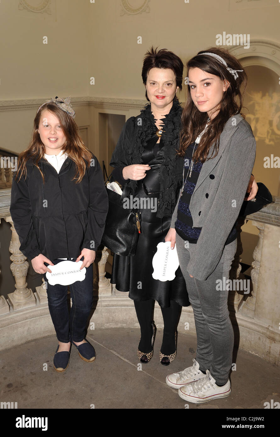 Lulu Guinness and daughters London Fashion Week Autumn/Winter 2008 ...