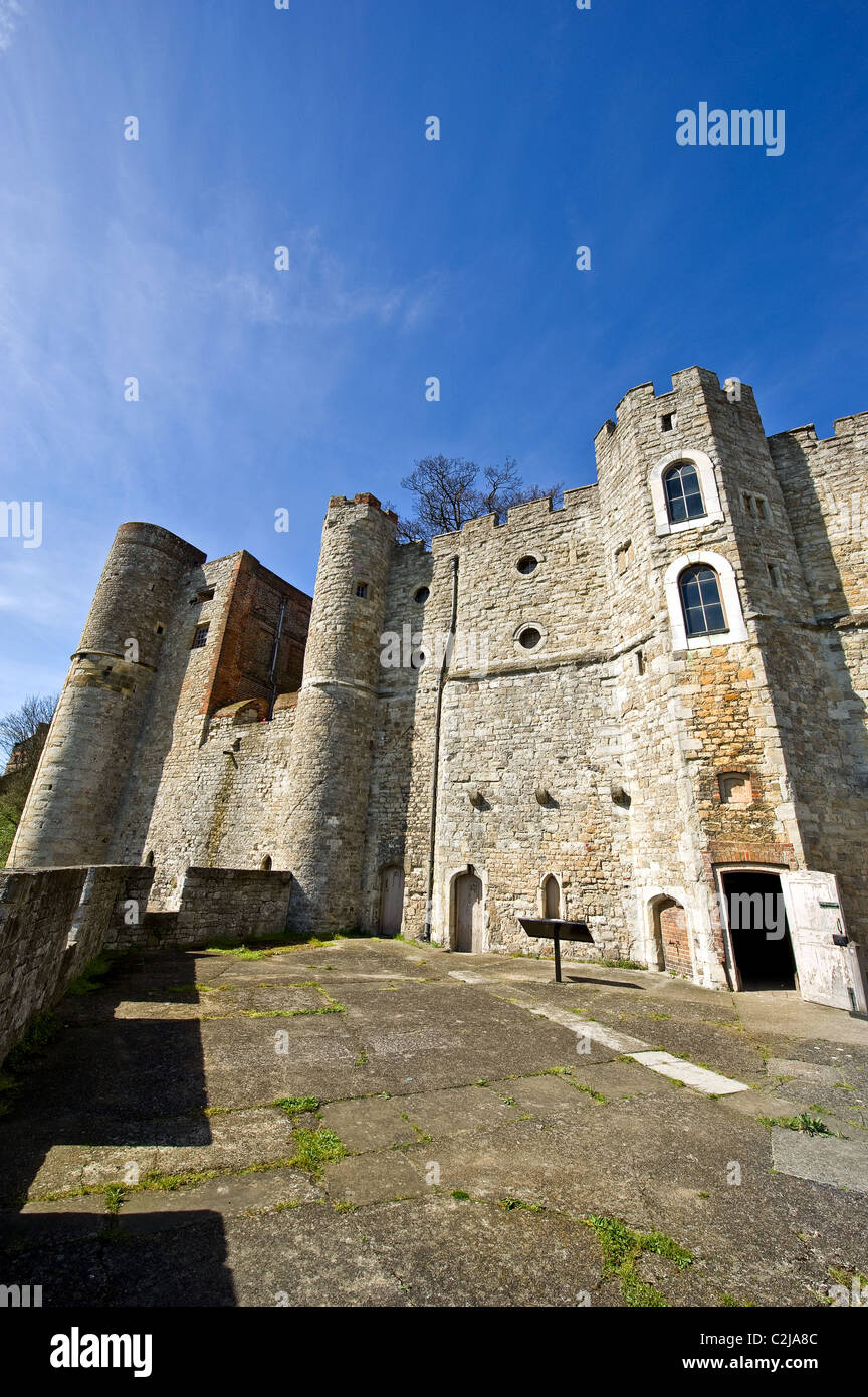 The facade of the main building at Upnor Castle Stock Photo - Alamy