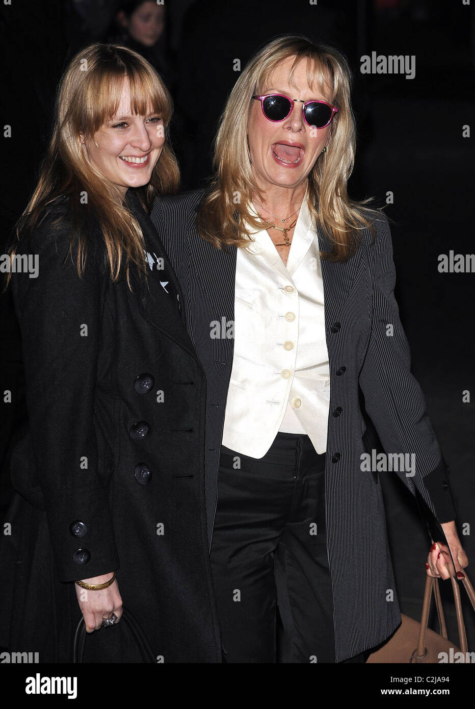 Twiggy Lawson and daughter Carly Vanity Fair Portrats opening night ...