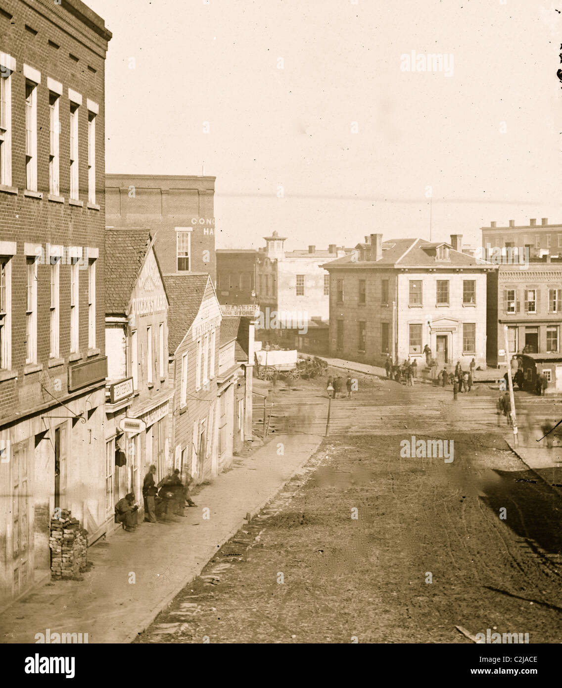 Atlanta, Georgia. View on Whitehall Street Stock Photo - Alamy