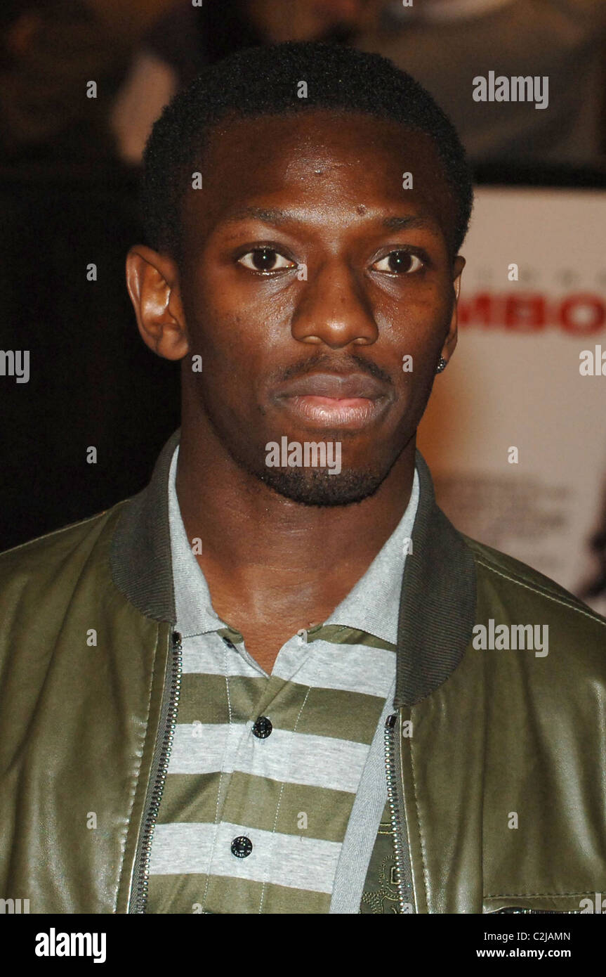 Shaun Wright-Phillips UK Film Premiere of 'Rambo' - Arrivals held at ...