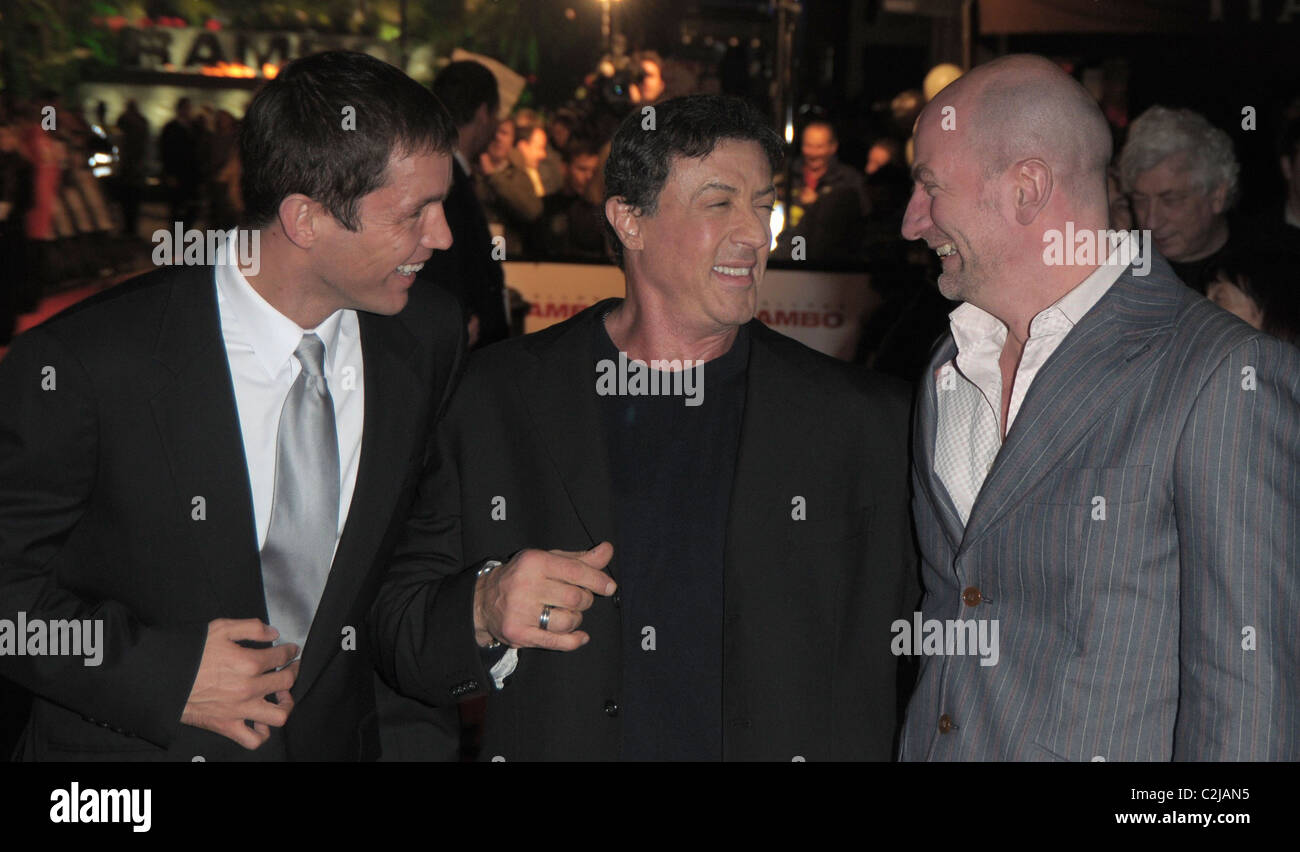 Matthew Marsden, Sylvester Stallone and Graham McTavish UK Film ...
