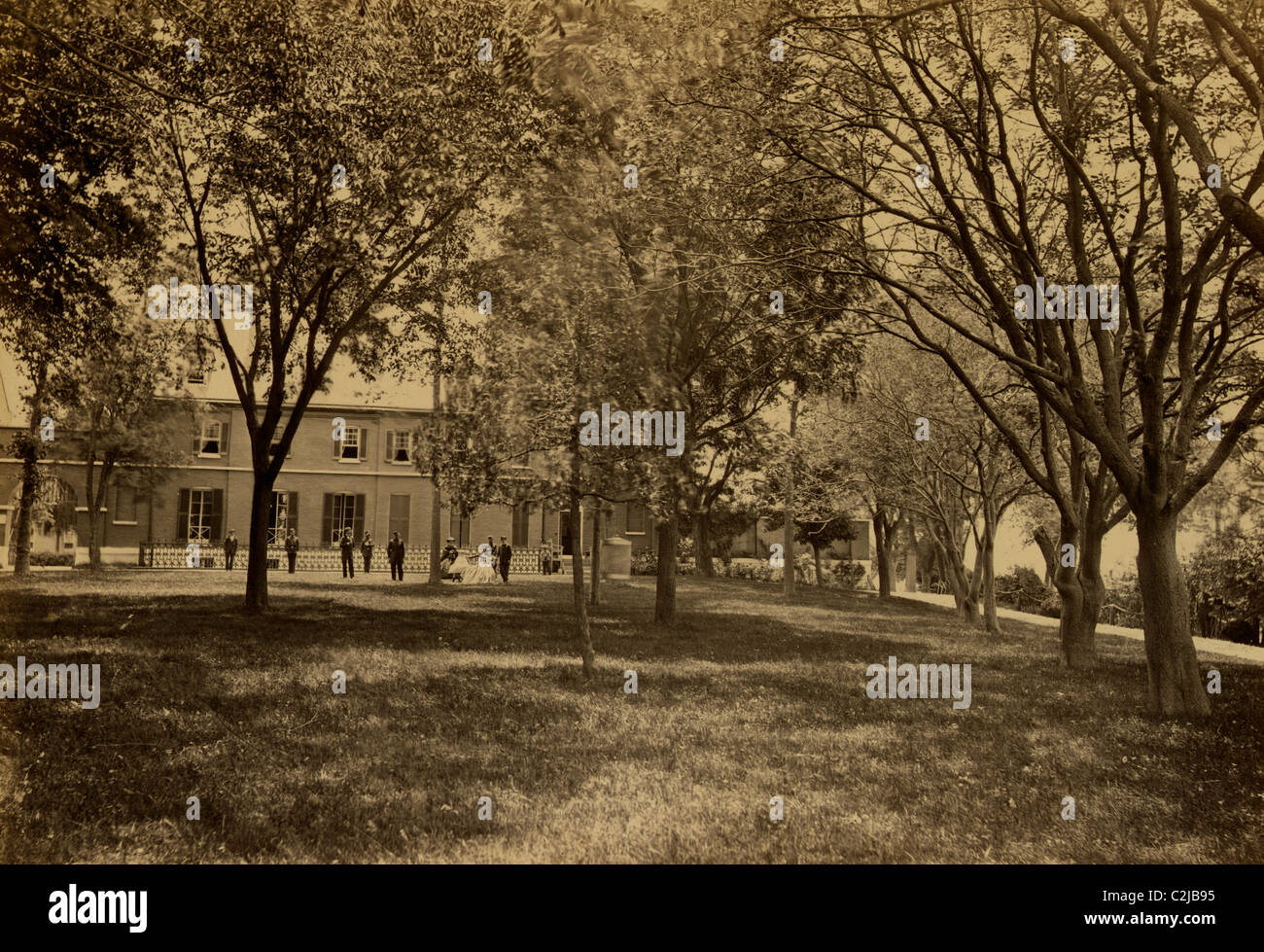 View in arsenal yard, Washington, D.C Stock Photo - Alamy