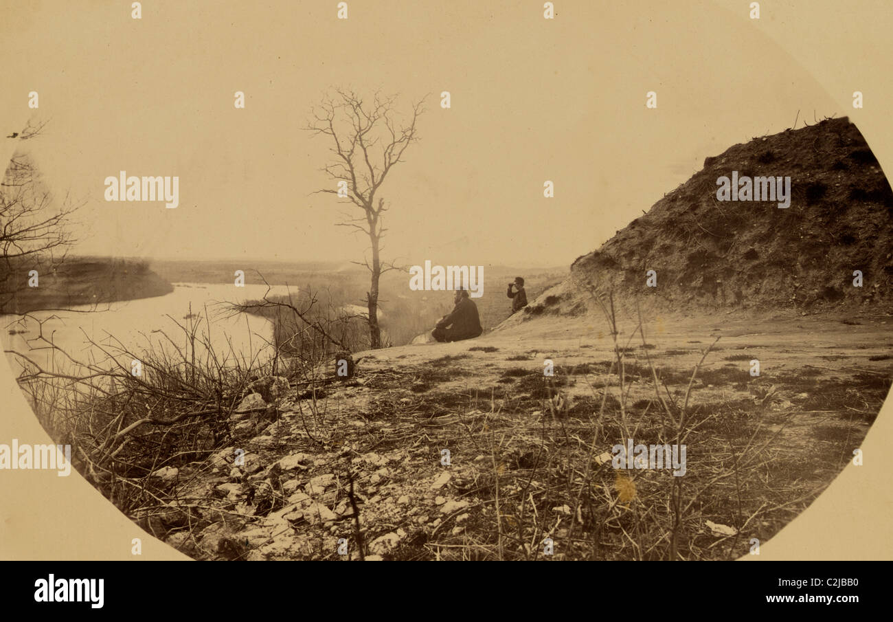Looking up the Potomac River, from Fort Sumner Stock Photo - Alamy