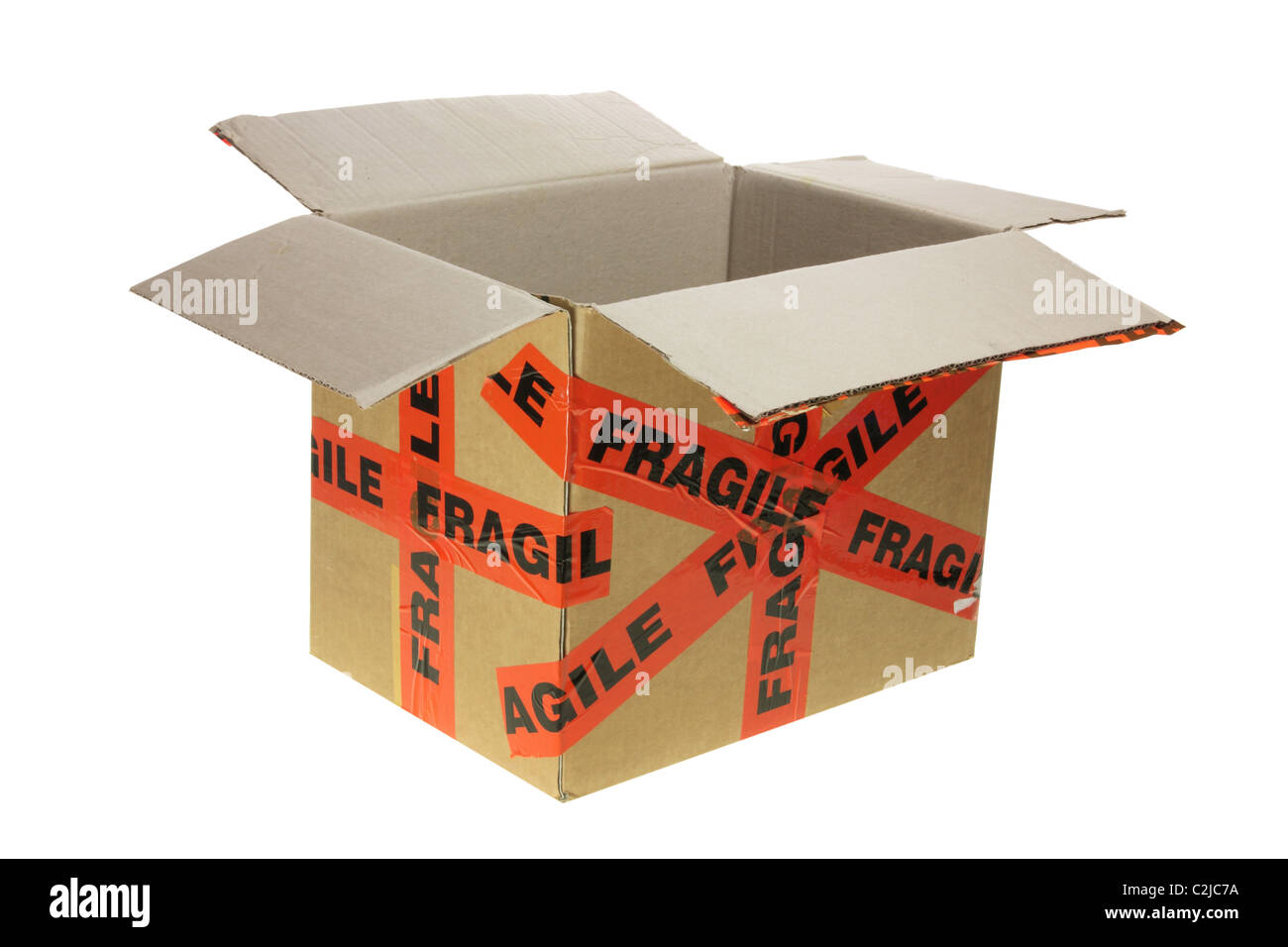 Package box stickers hi-res stock photography and images - Alamy