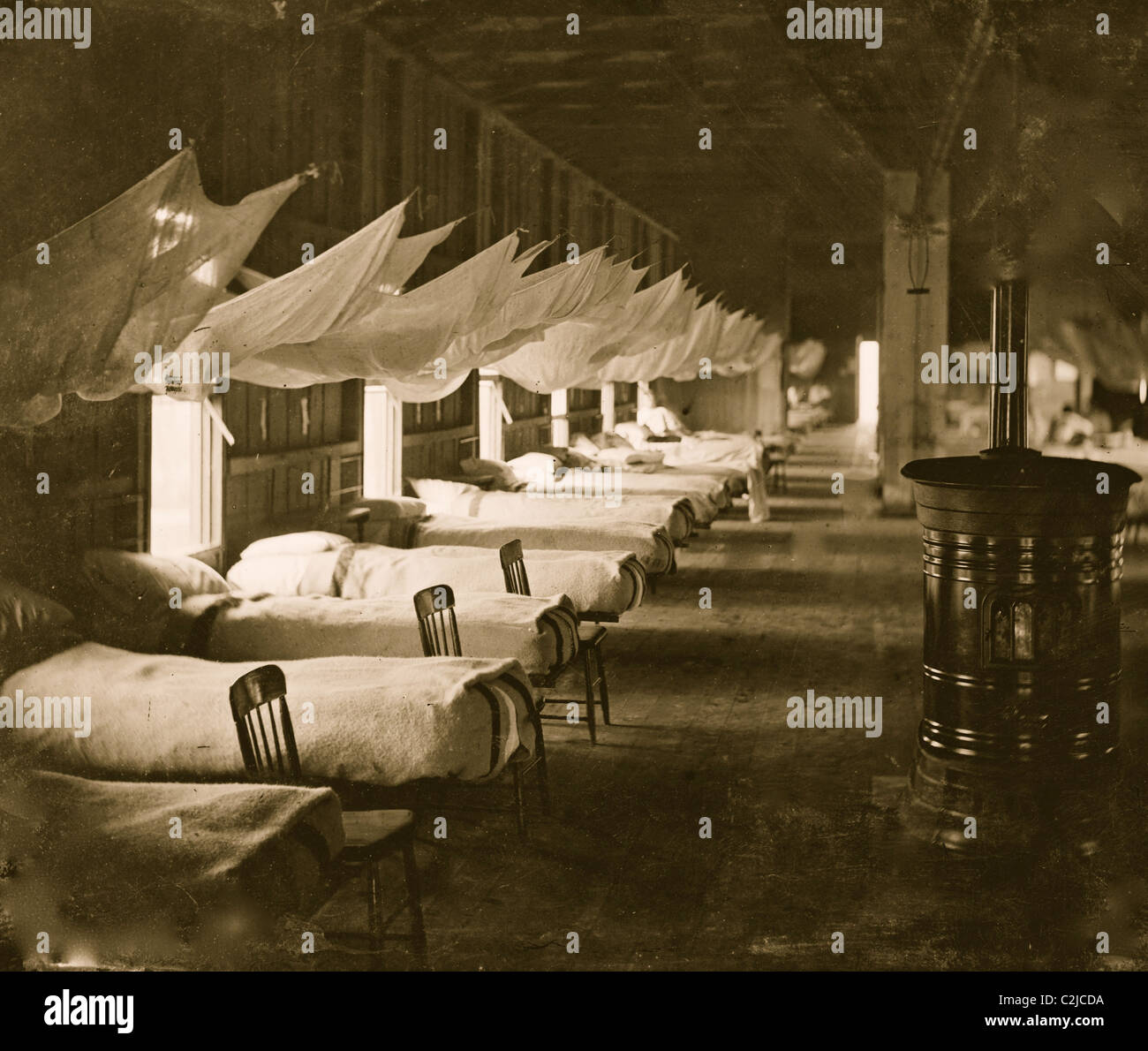 Civil war hospital hi-res stock photography and images - Alamy
