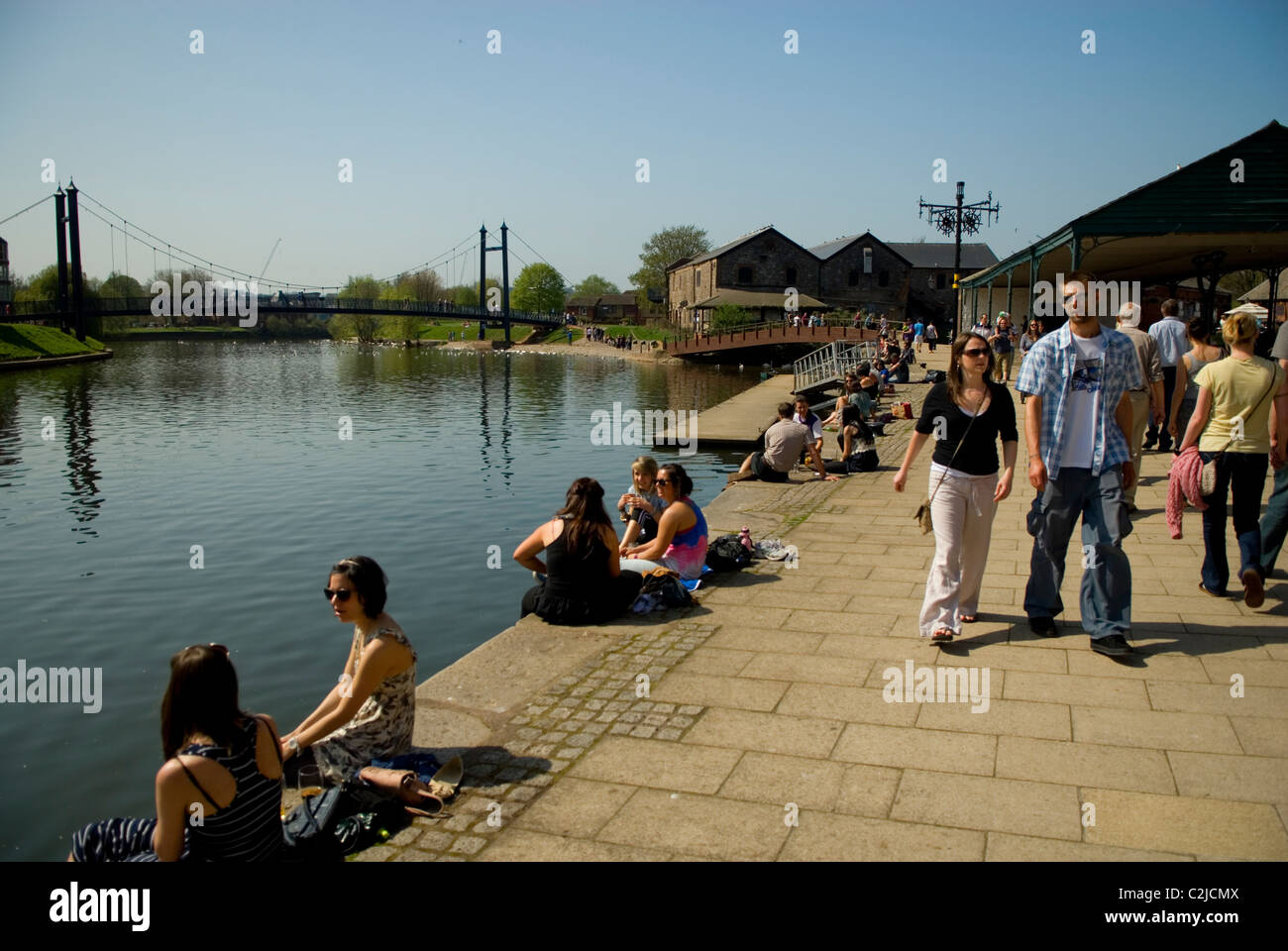 Exeter Quayside Exeter Devon England UK 2011 Stock Photo - Alamy