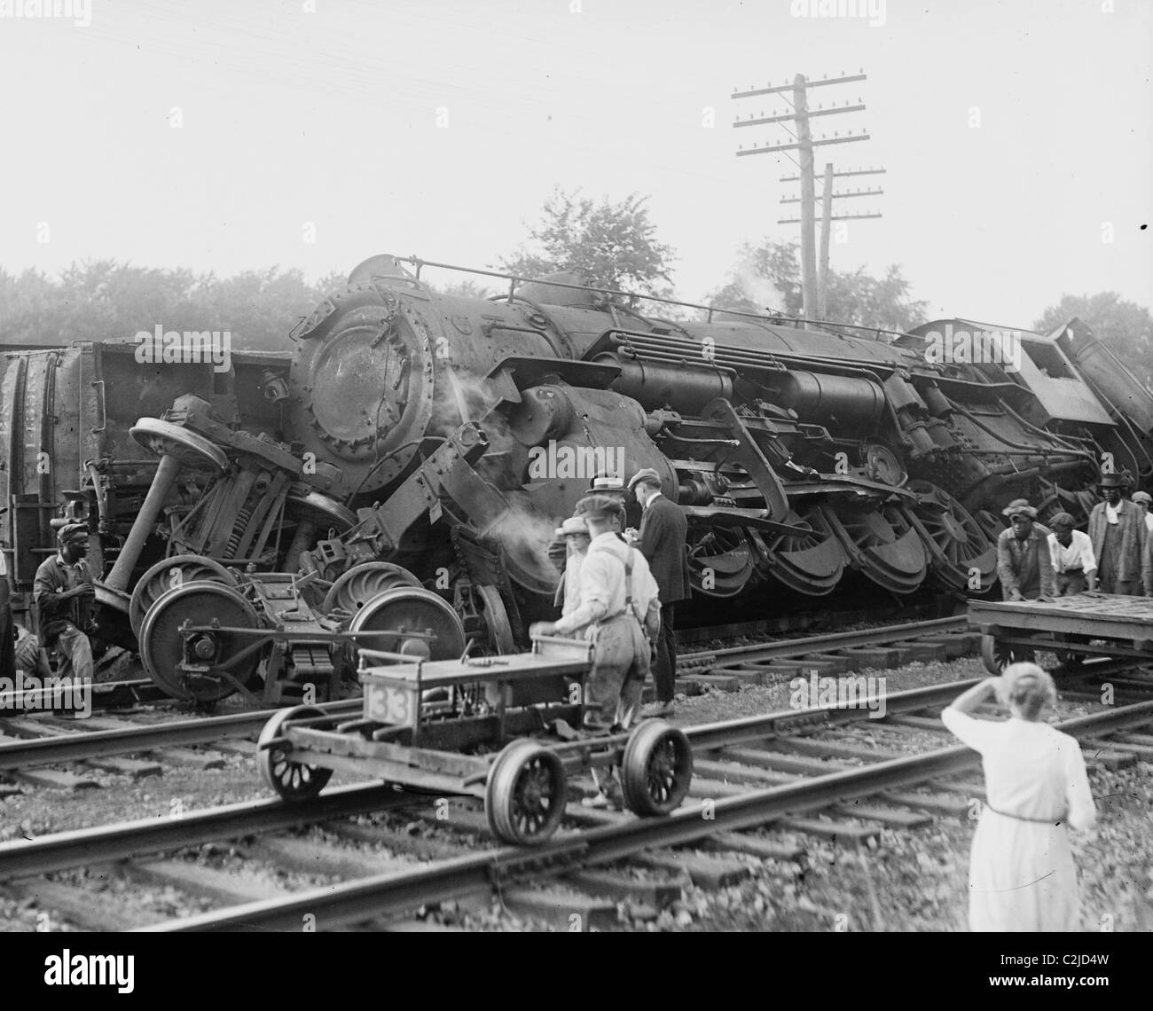 Railroad workers locomotive hi-res stock photography and images - Alamy
