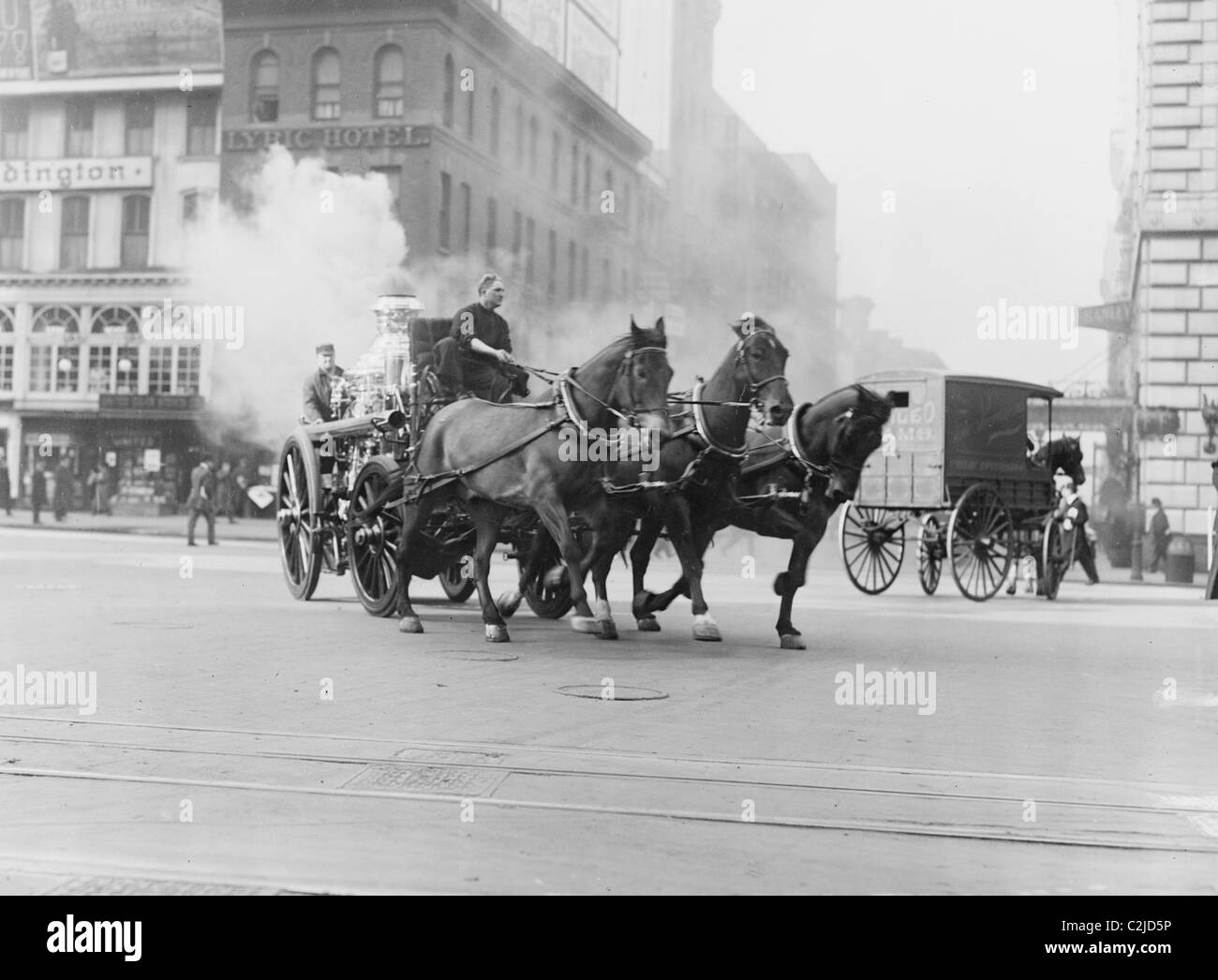 Steam pumper Black and White Stock Photos & Images - Alamy