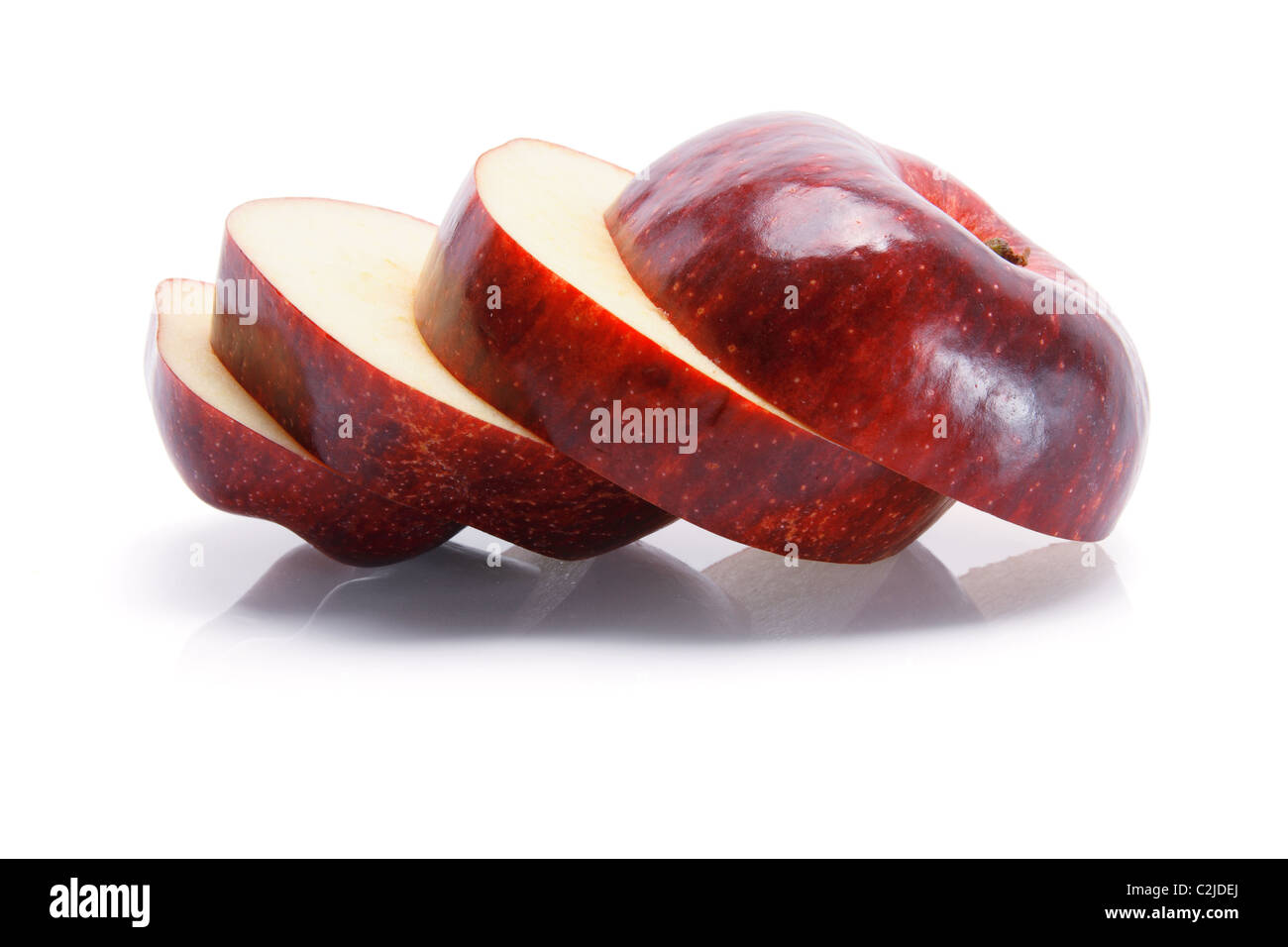 Apple slices hi-res stock photography and images - Alamy