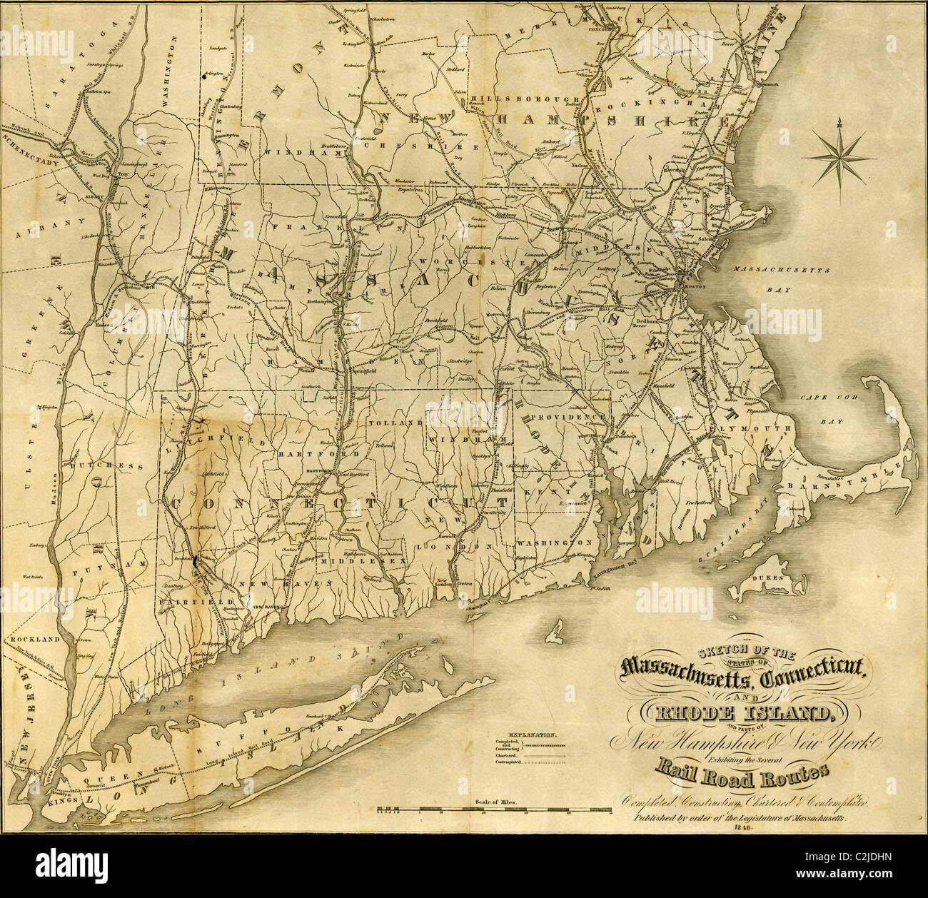 Massachusetts, Connecticut, and Rhode Island, and parts of New ...