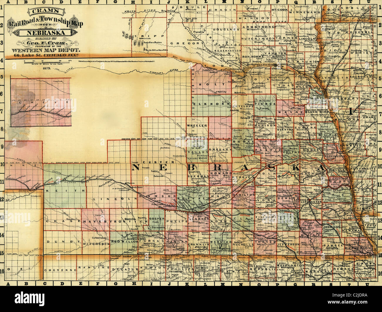 1878 maps hi-res stock photography and images - Alamy