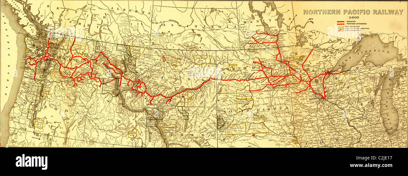 Transcontinental Railroad Golden Spike Map