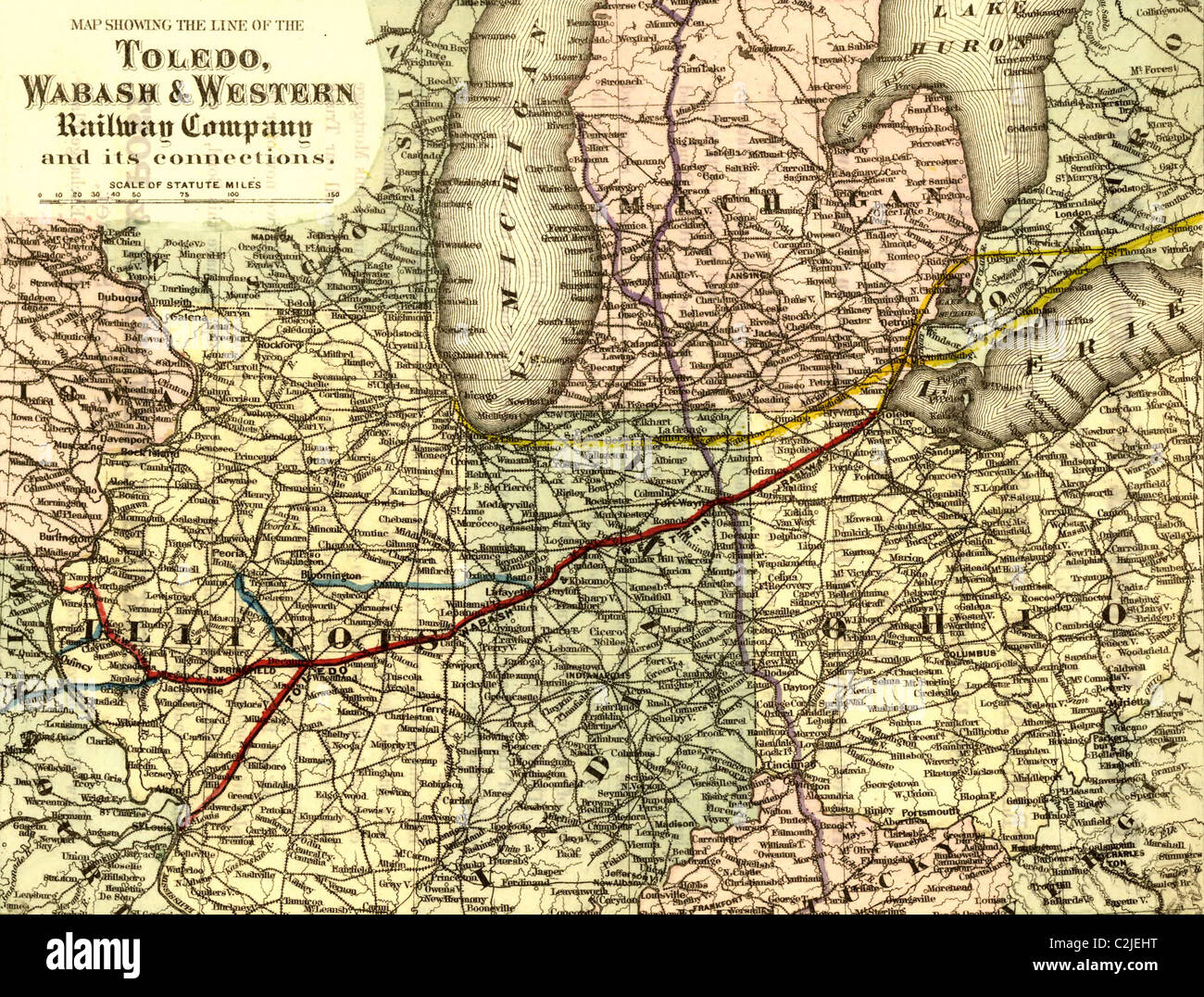 Wabash railway hi-res stock photography and images - Alamy