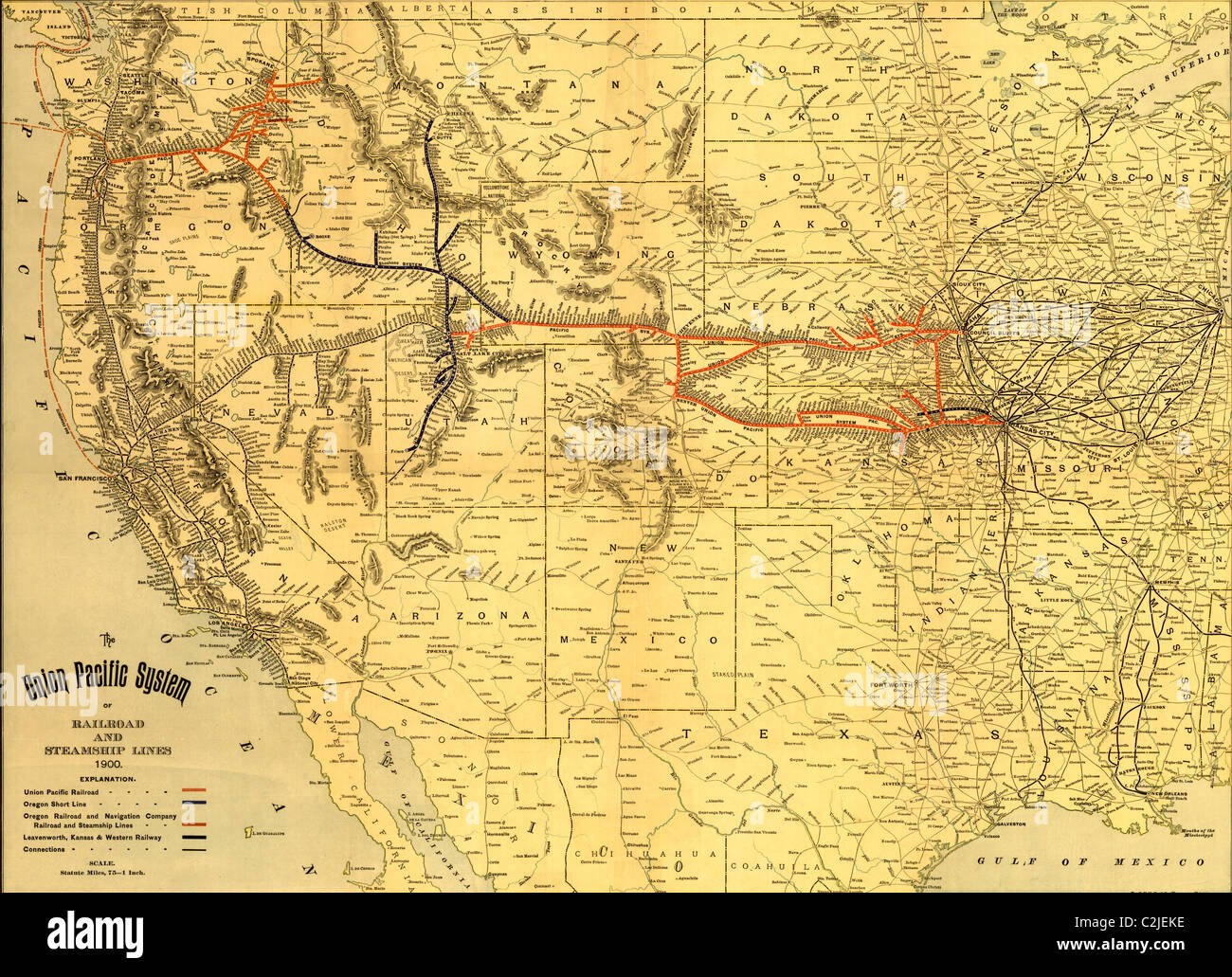 Union pacific railroad system hi-res stock photography and images - Alamy