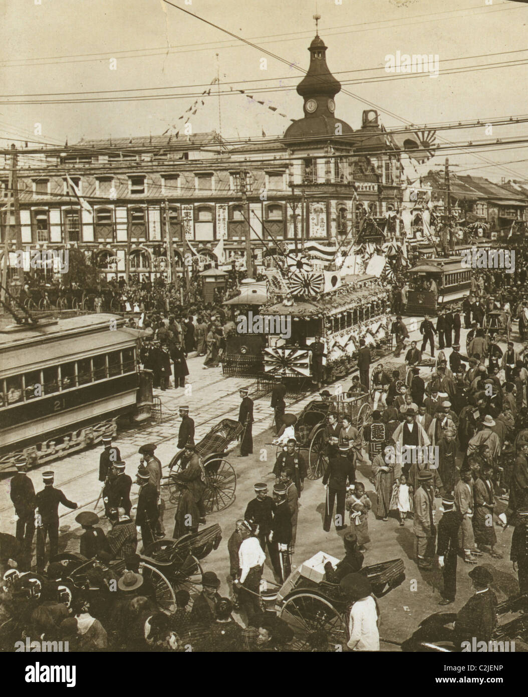 Japanese Victorious Admiral Togo is Celebrated with his Defeat of the ...