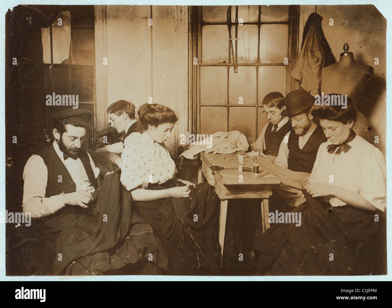 Cut, make and Trim Sweatshop Stock Photo - Alamy