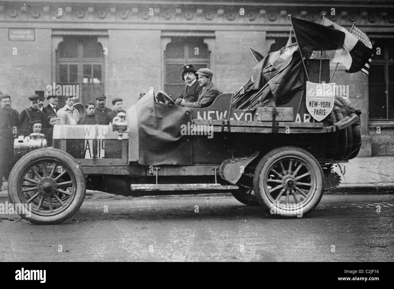 Paris race: Italian car, New York Stock Photo - Alamy
