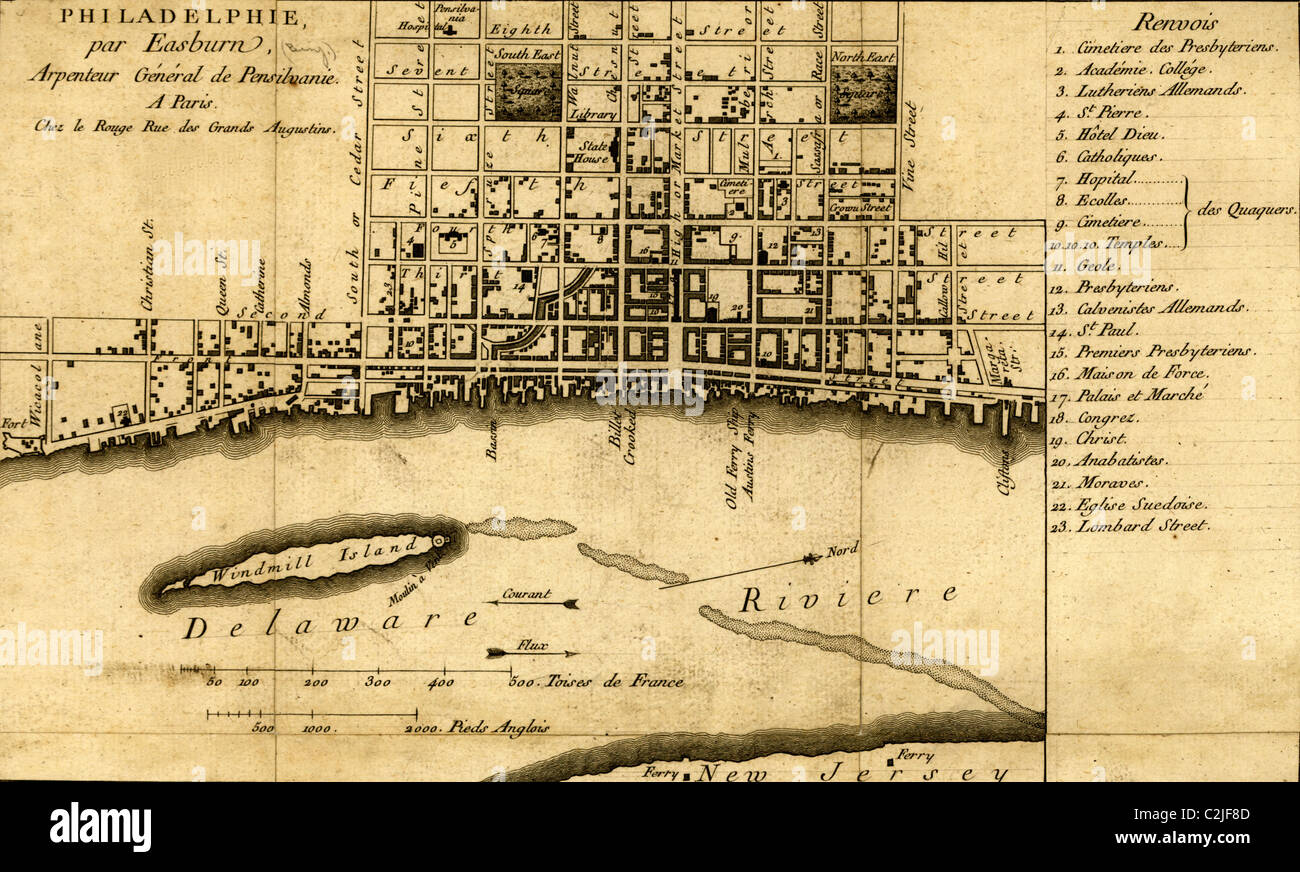 Philadelphia - 1776 Stock Photo - Alamy