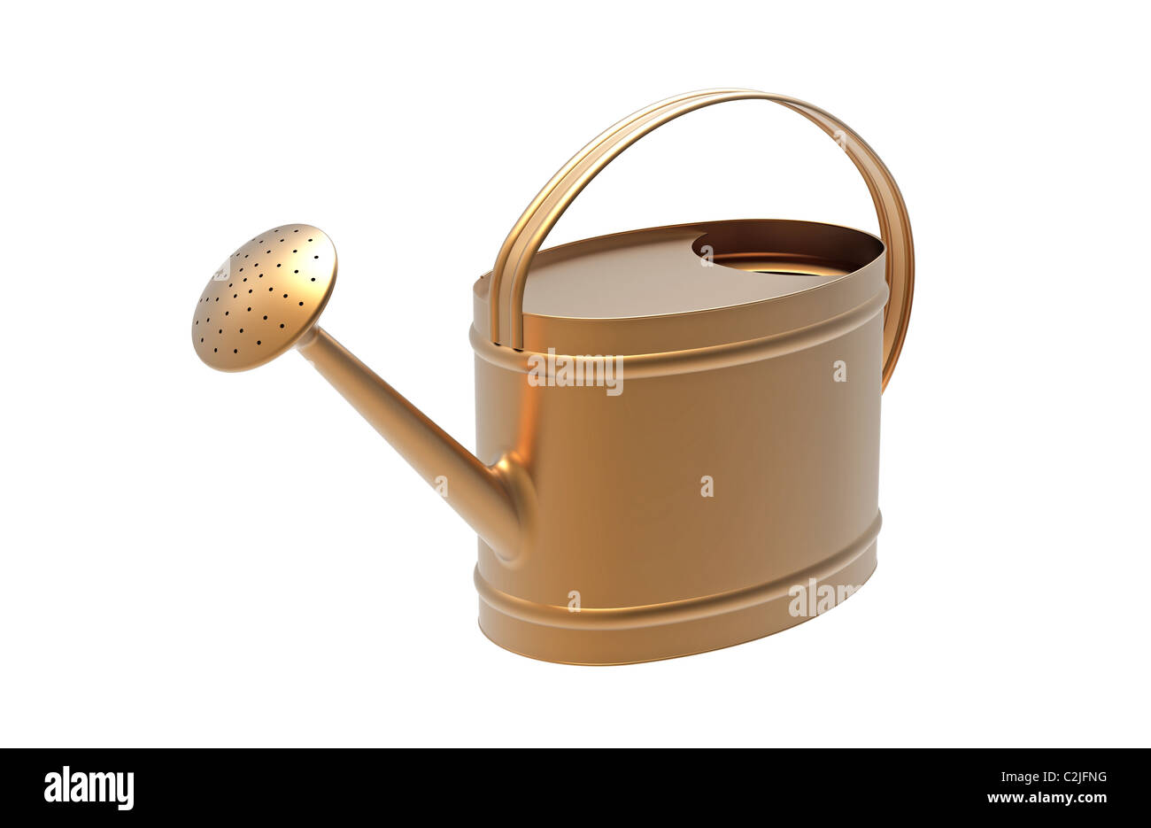 Bucket for watering isolated on white background Stock Photo - Alamy