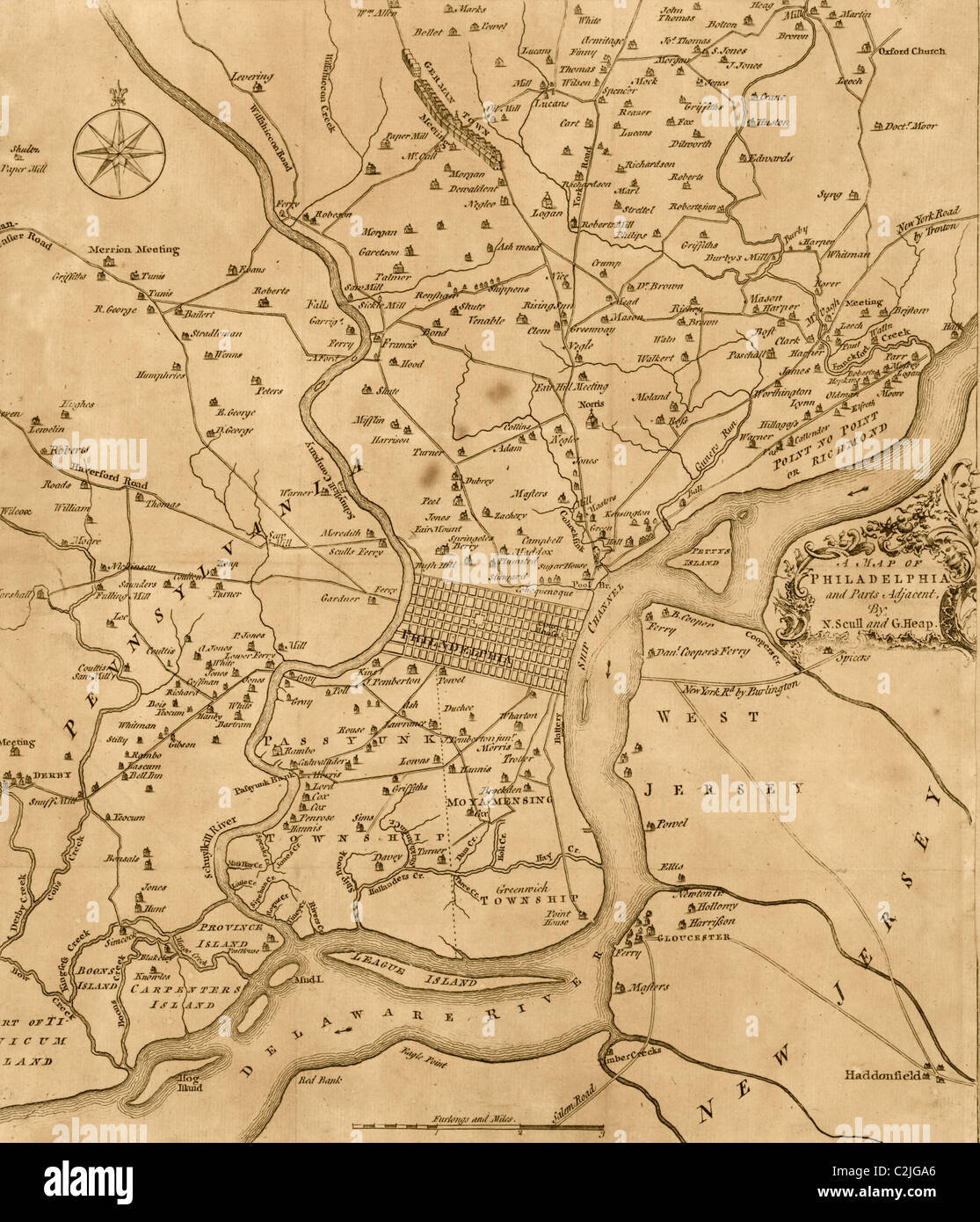 Philadelphia - 1777 Stock Photo - Alamy