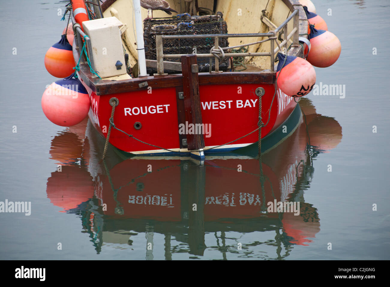 Fishing boat with buoys hi-res stock photography and images - Alamy